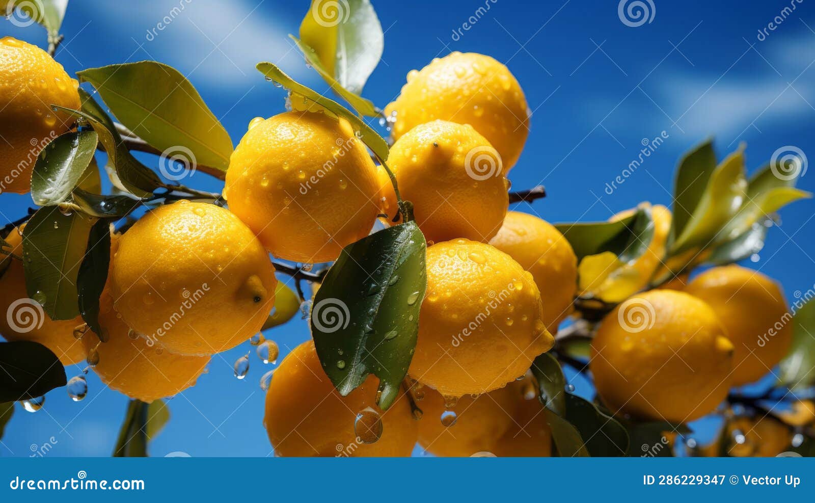 A Lot of Lemons. Generative AI. Stock Image - Image of tree, nature ...