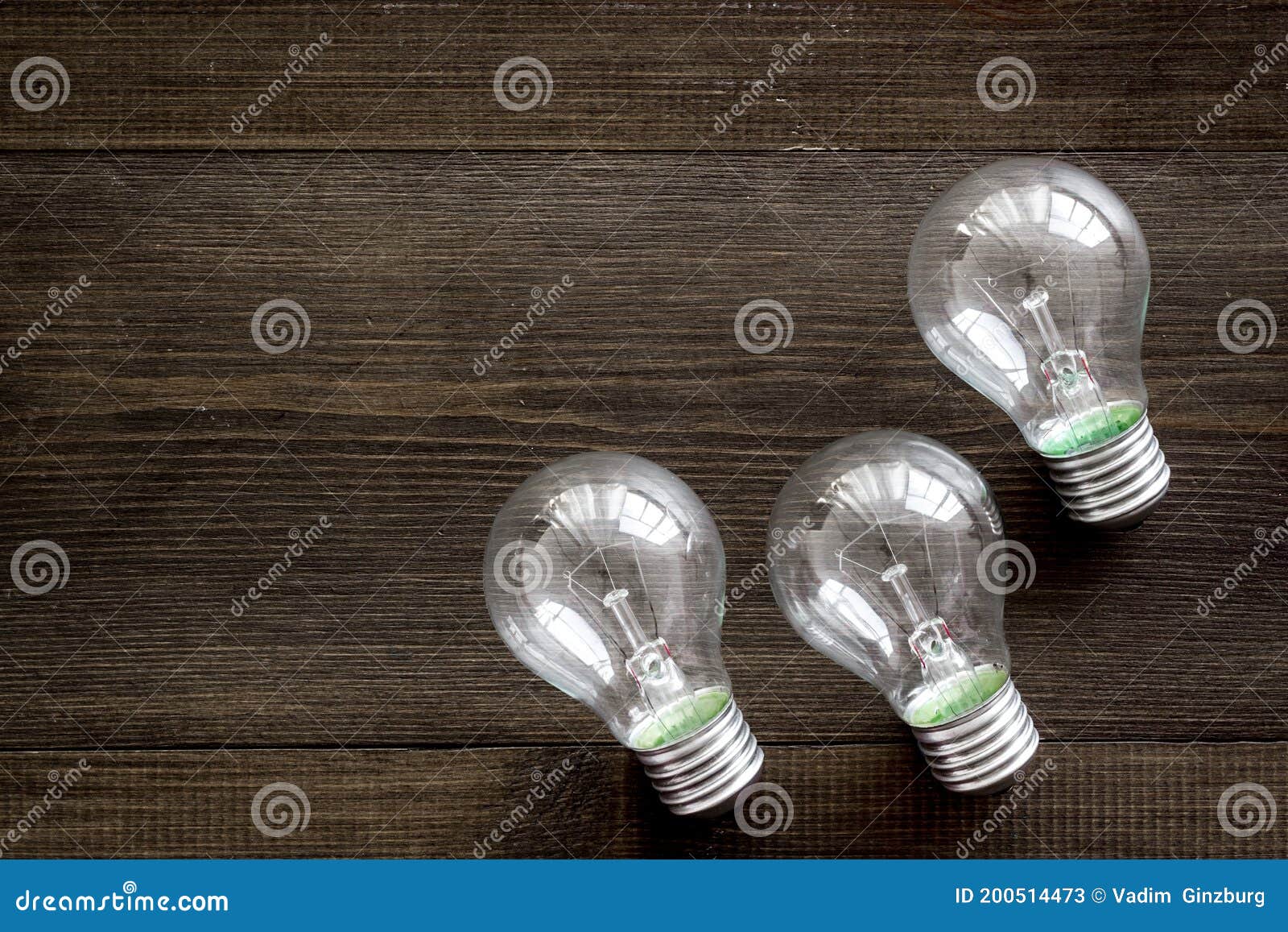 A Lot of Light Bulbs Top View. Renewable Eco Energy Concept Stock Image ...