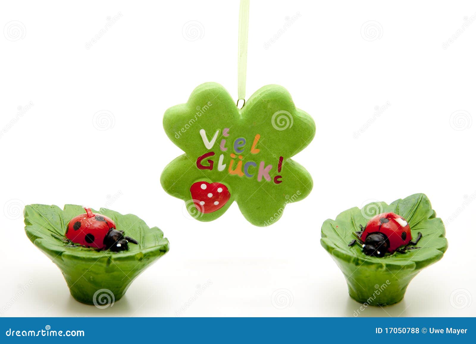 A Lot of Luck Symbol with Candles Stock Photo - Image of green, year ...