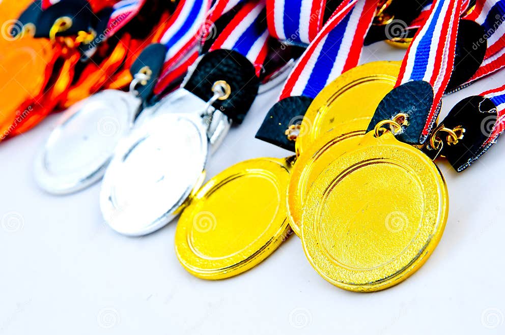A lot of Medals stock photo. Image of politics, finishing - 23421974