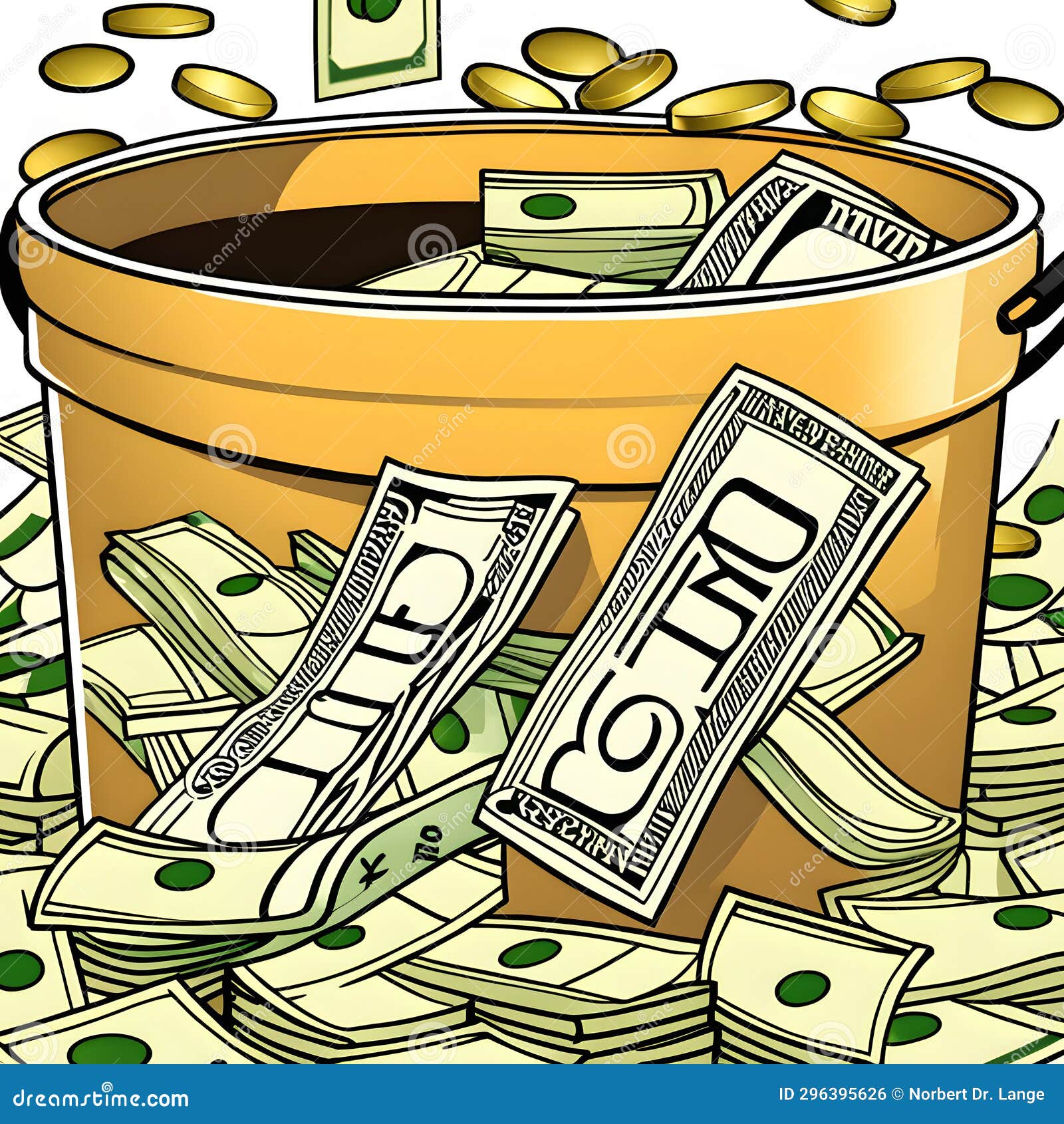 A Lot of Money, AI-Generatet Stock Photo - Image of exchange ...