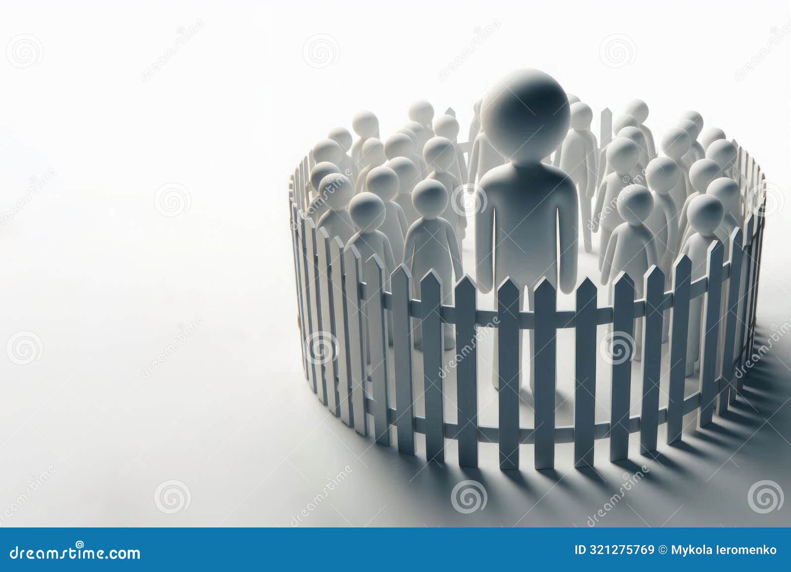 People Surrounded By A Concrete Jungle, Dwarfed By The Towering ...