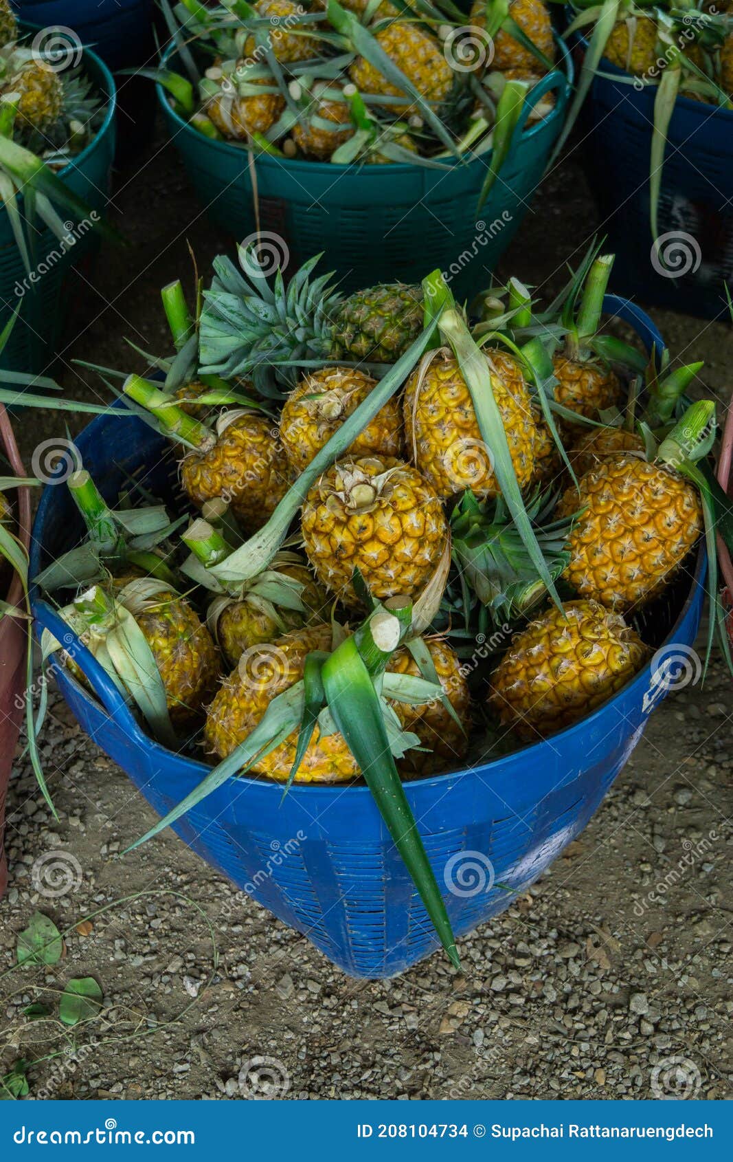 A Lot of Pineapple Fruit Background Stock Photo - Image of piece, food ...