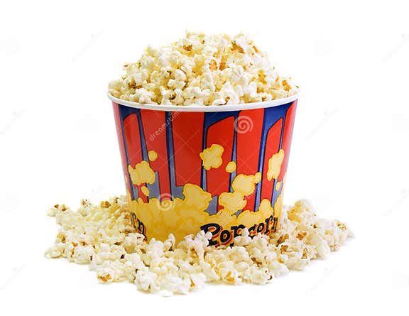 Lot of popcorn stock image. Image of yellow, film, healthy - 2371133