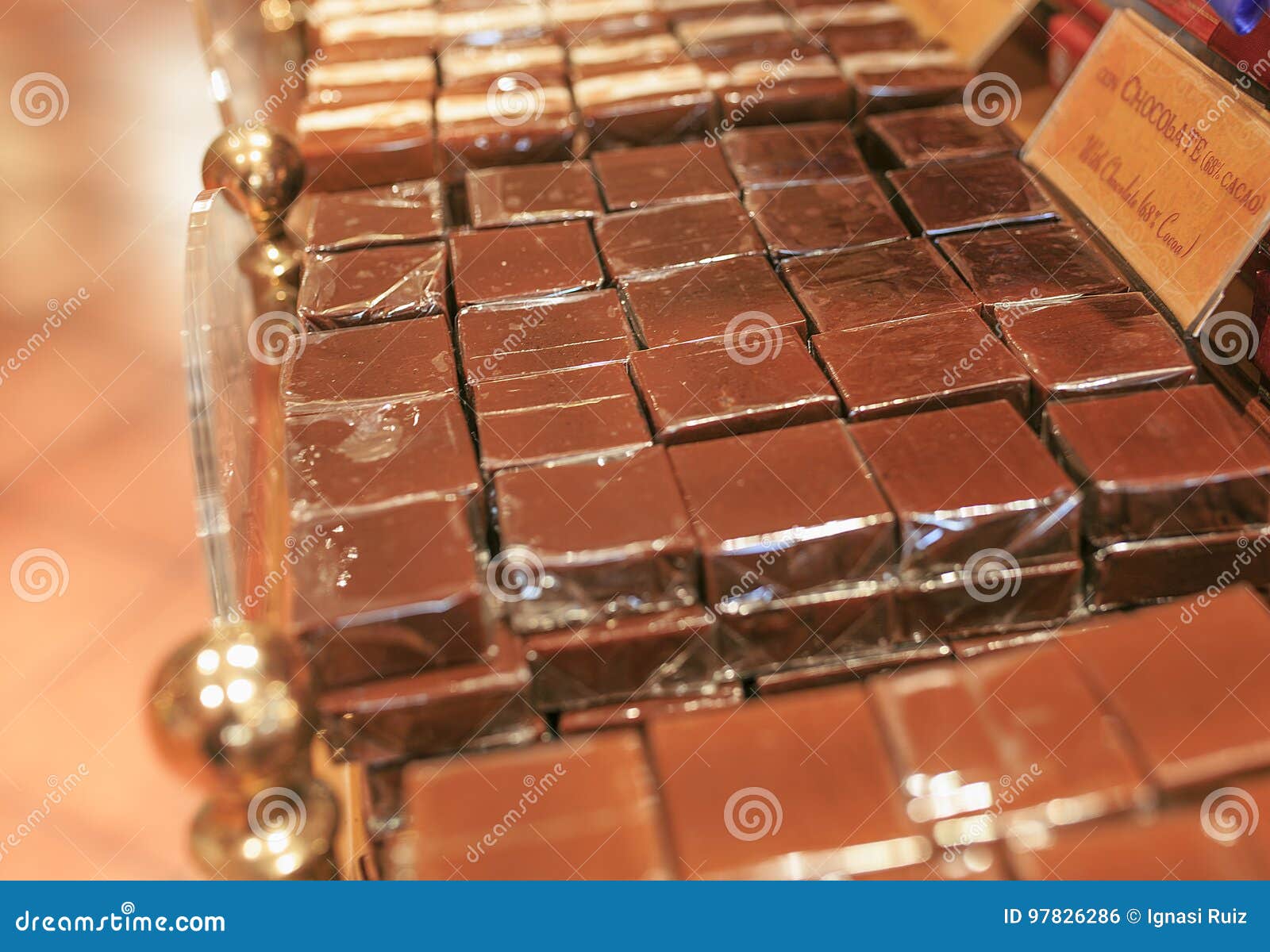 A Lot of Portions of Chocolate Stock Photo - Image of closeup, black ...
