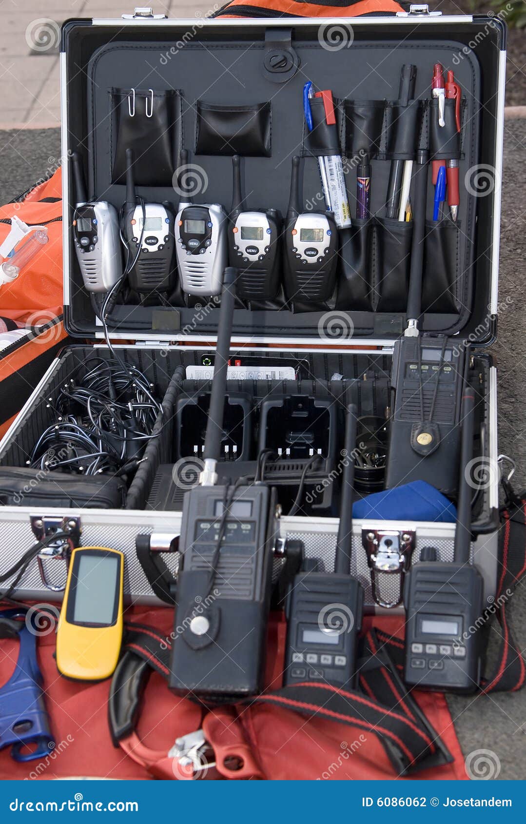 A Lot of Radio Transceivers for Emergency Stock Photo - Image of ...