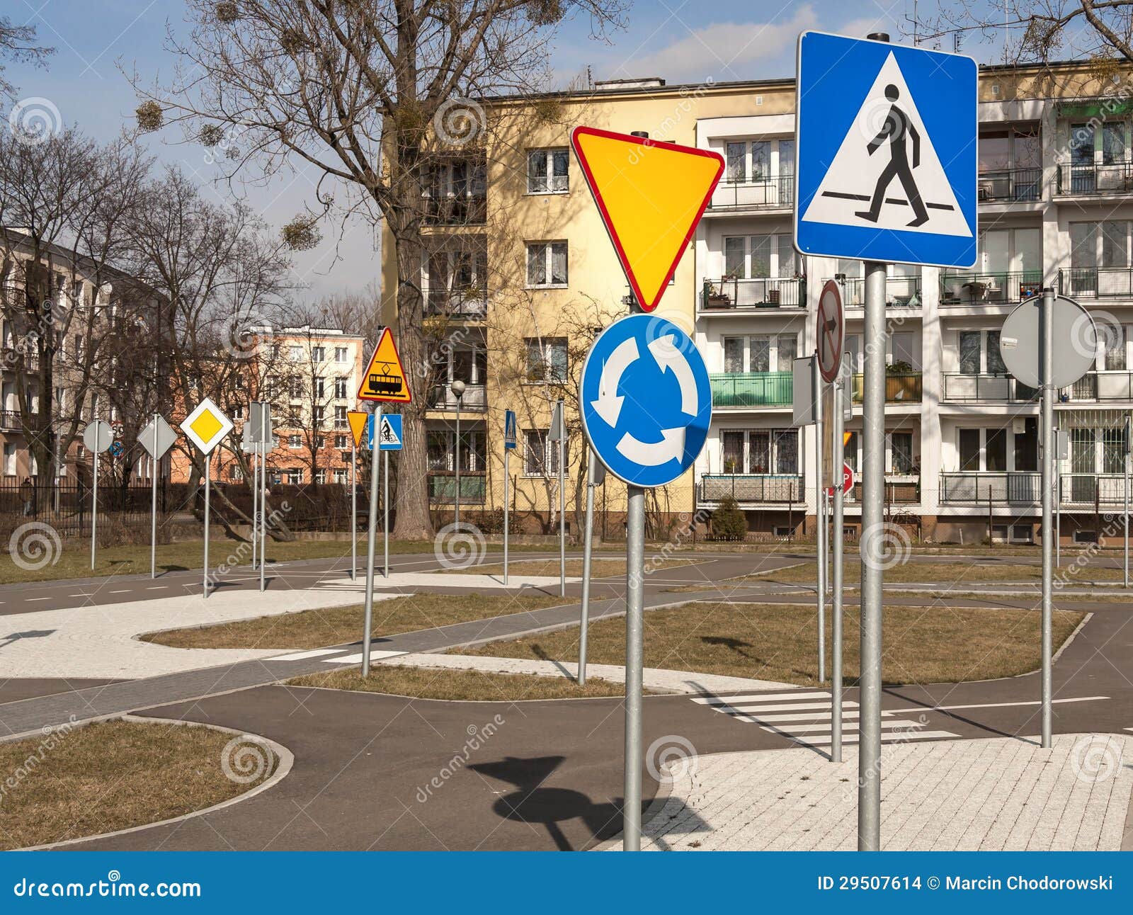 A lot of road signs stock photo. Image of architecture - 29507614