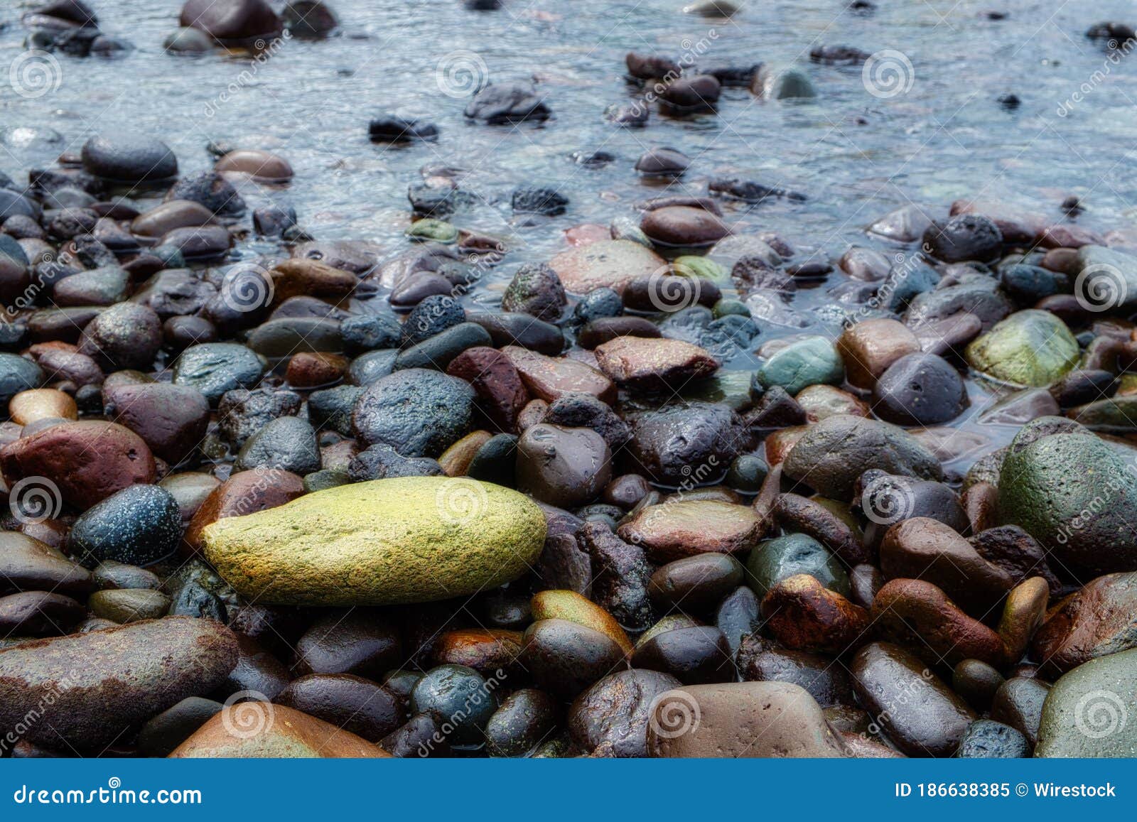 Lot of Rocks in Different Sizes in the Sea Stock Image - Image of ...