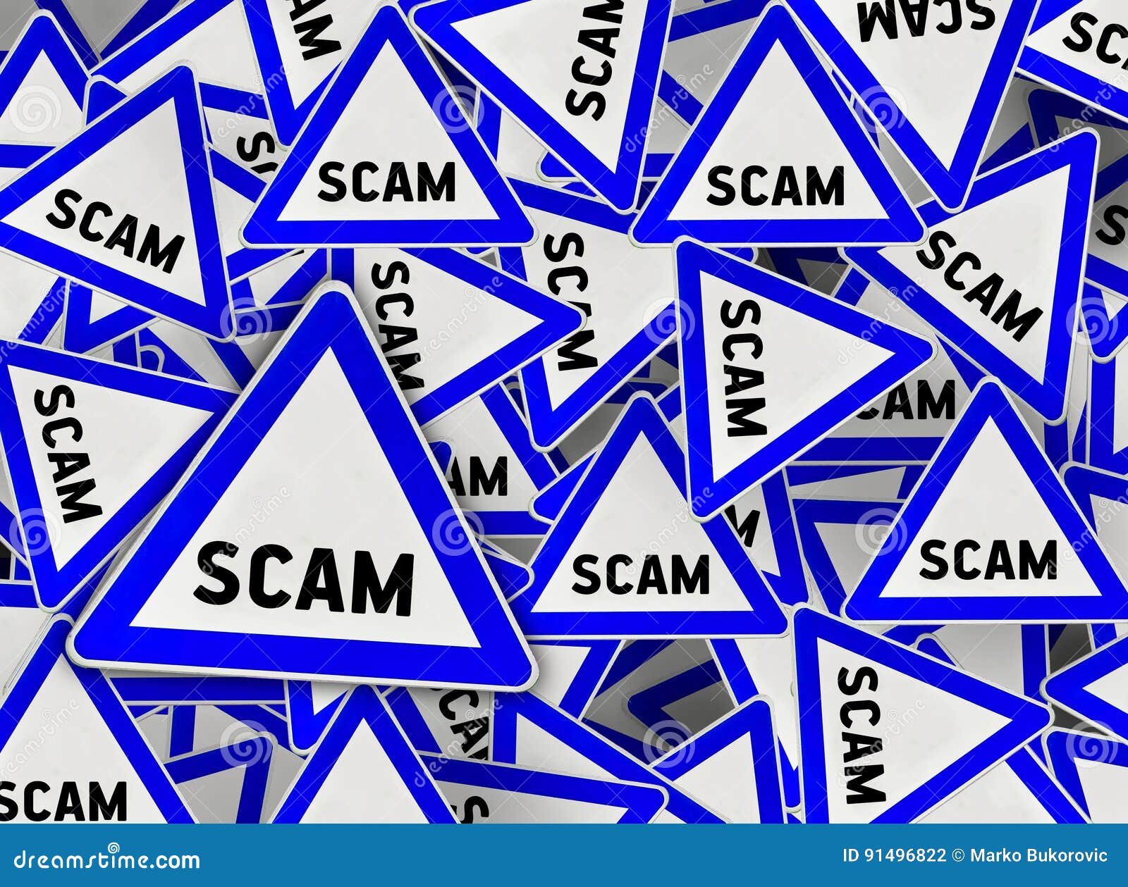 Scam Blue Random Borders Stock Photo | CartoonDealer.com #95669124