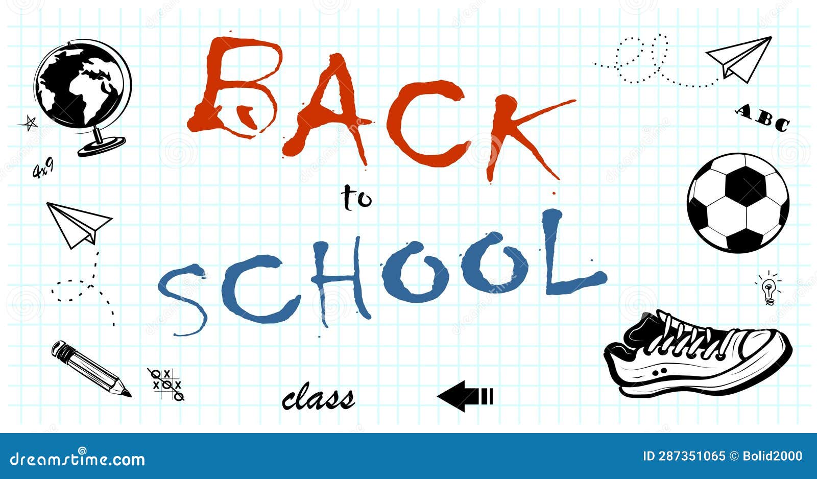 School life stock illustration. Illustration of september - 287351065