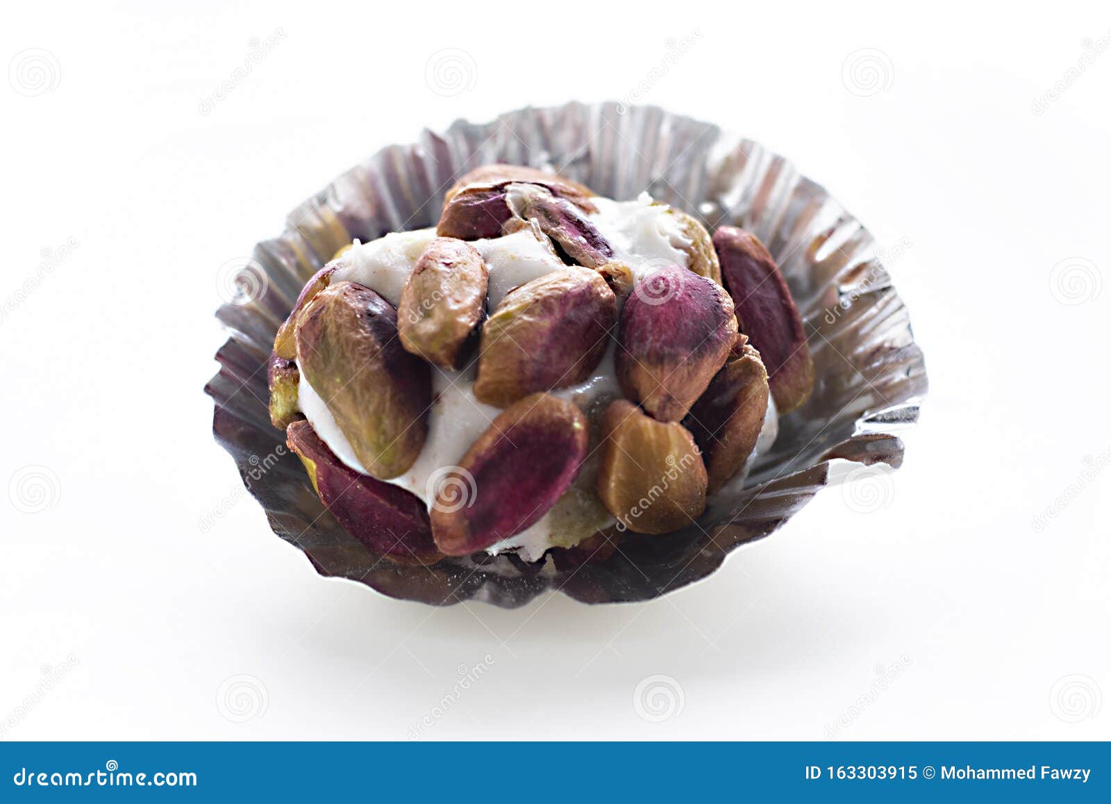 A Lot of Turkish Delight on White Background Stock Image - Image of ...