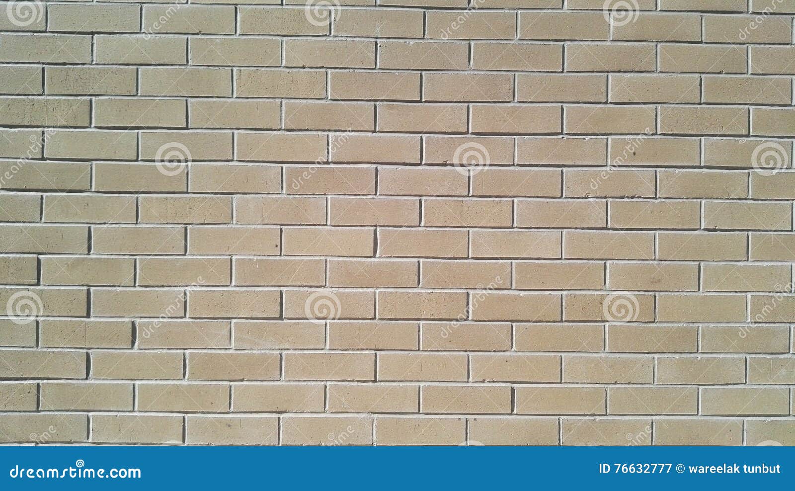 A Lot of Warm Brown Bricks on the Wall. Stock Image - Image of wall ...