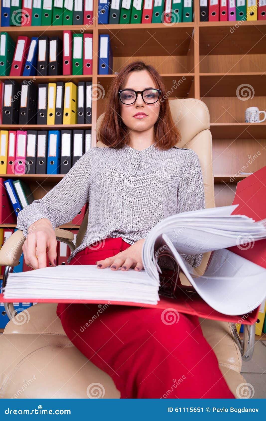 A Lot of Work for Accountant Stock Image - Image of elegant, employee ...