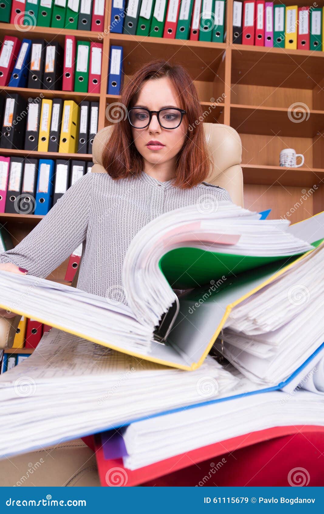 A Lot of Work for Accountant Stock Image - Image of modern, suit: 61115679