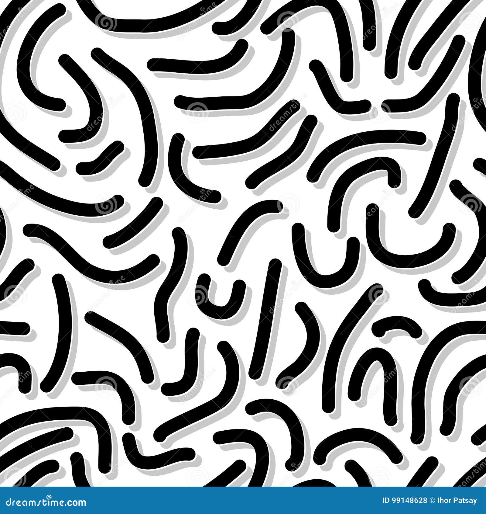 Seamless worm pattern stock vector. Illustration of collection - 99148628