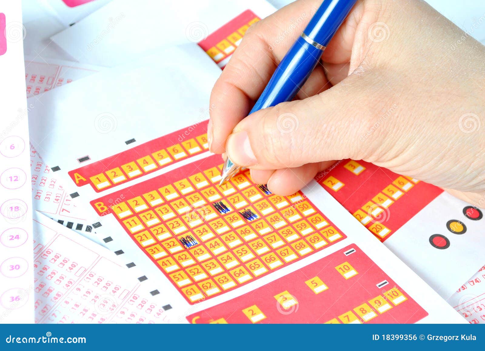 Lotaria foto de stock. Imagem de dedo, jogar, oportunidade - 18399356