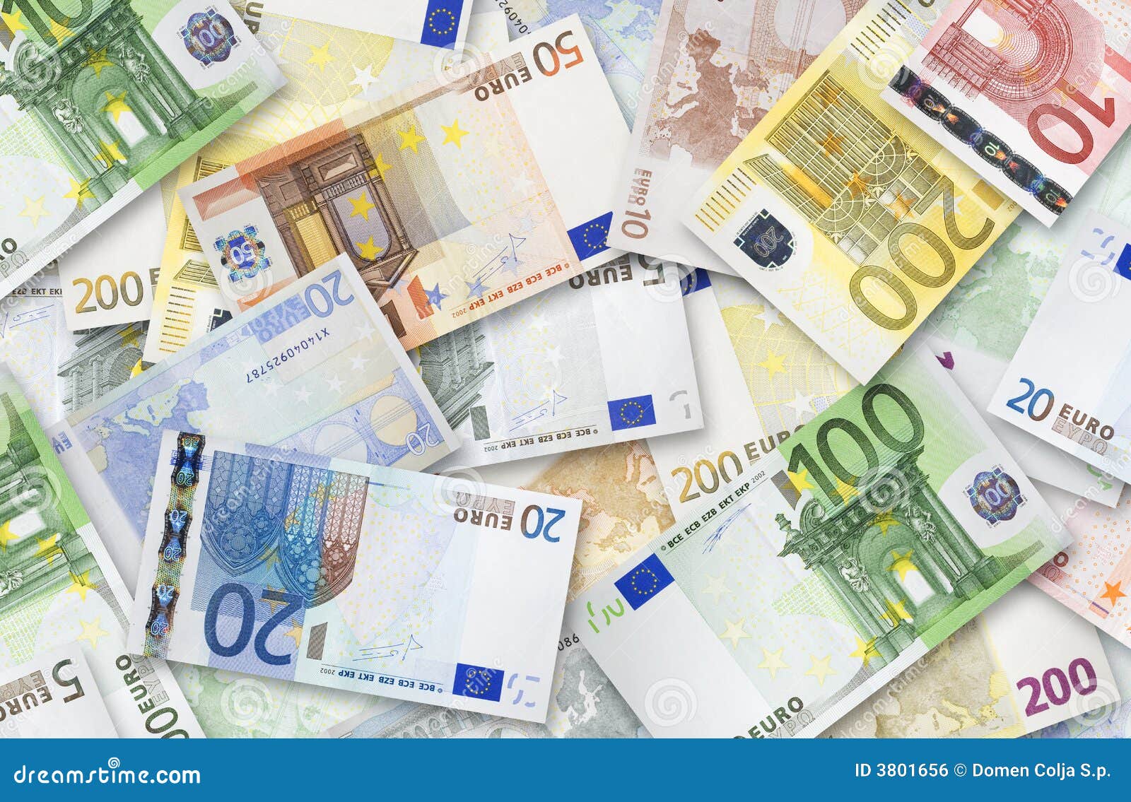 Lote De Euro- Notas De Banco Foto de Stock - Imagem de economia, renda ...