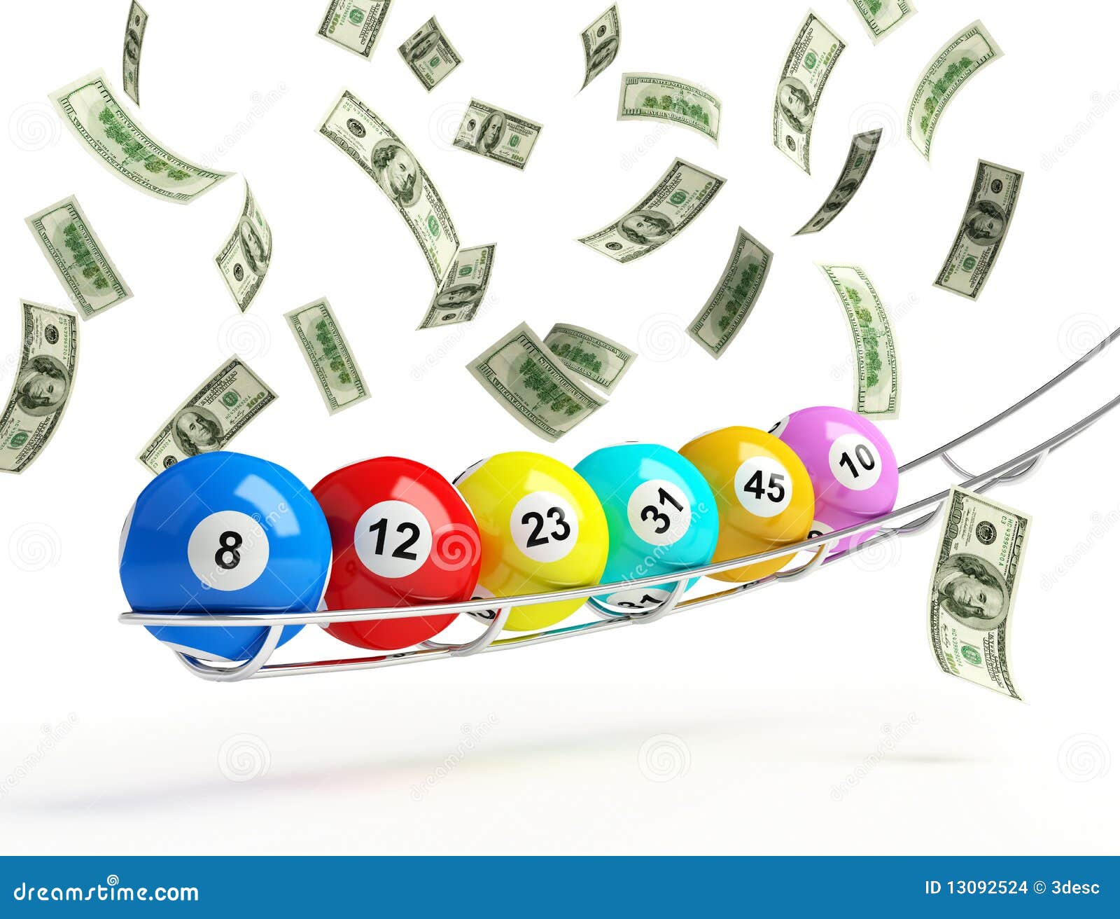 Loterij stock illustratie. Illustration of contant, bankwezen - 13092524