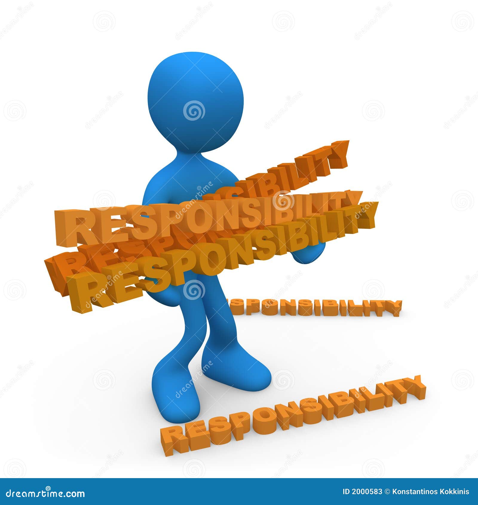 Lotes Das Responsabilidades Ilustração Stock - Ilustração de cartoon ...