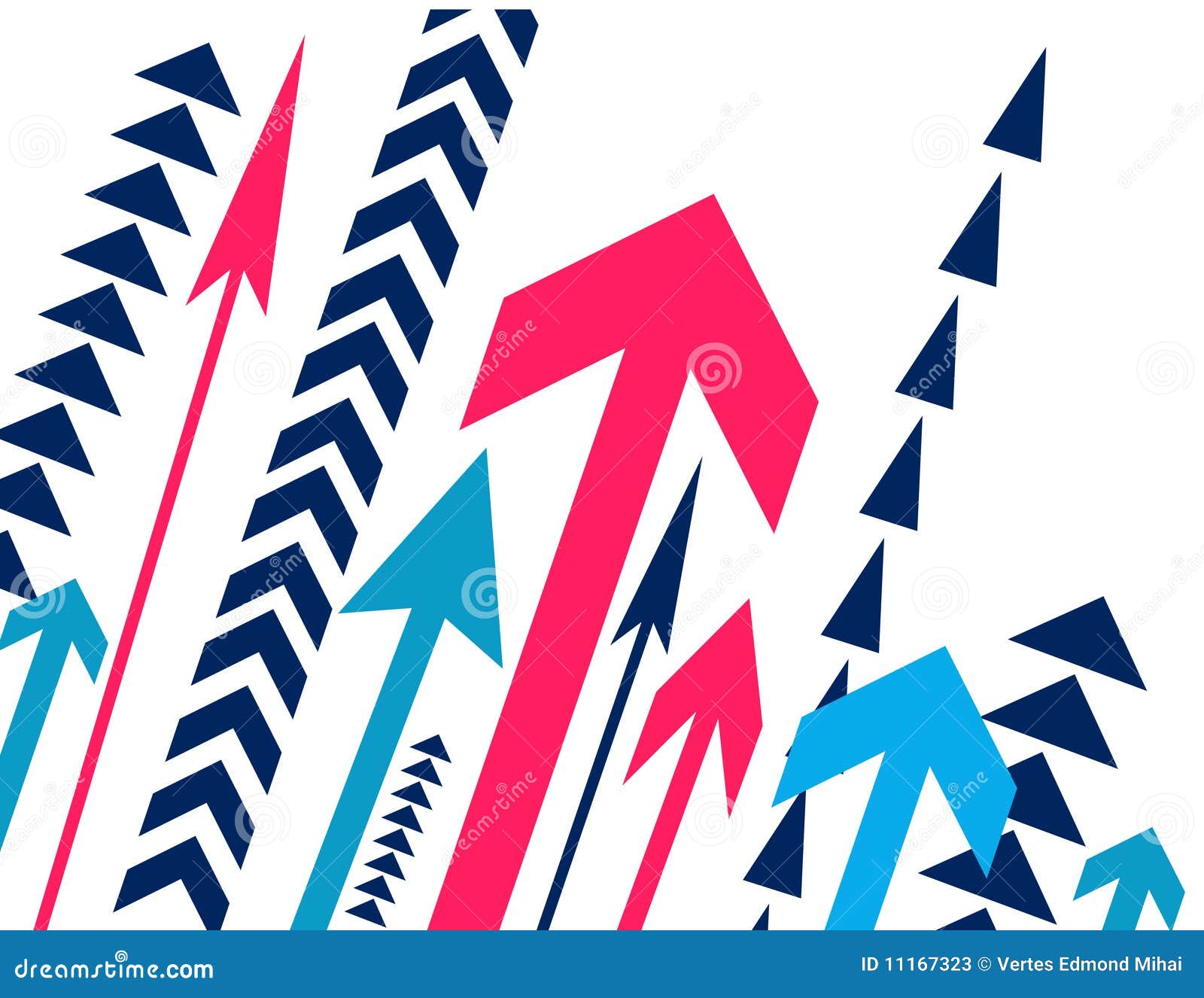 Lots of arrows stock vector. Illustration of arrows, urban - 11167323