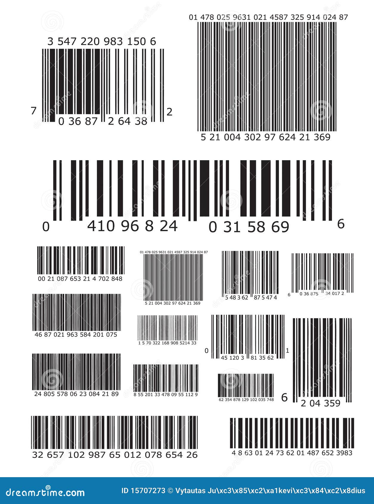 Barcode For ID, Silhouettes Of People, Silhouette Vector Stock ...