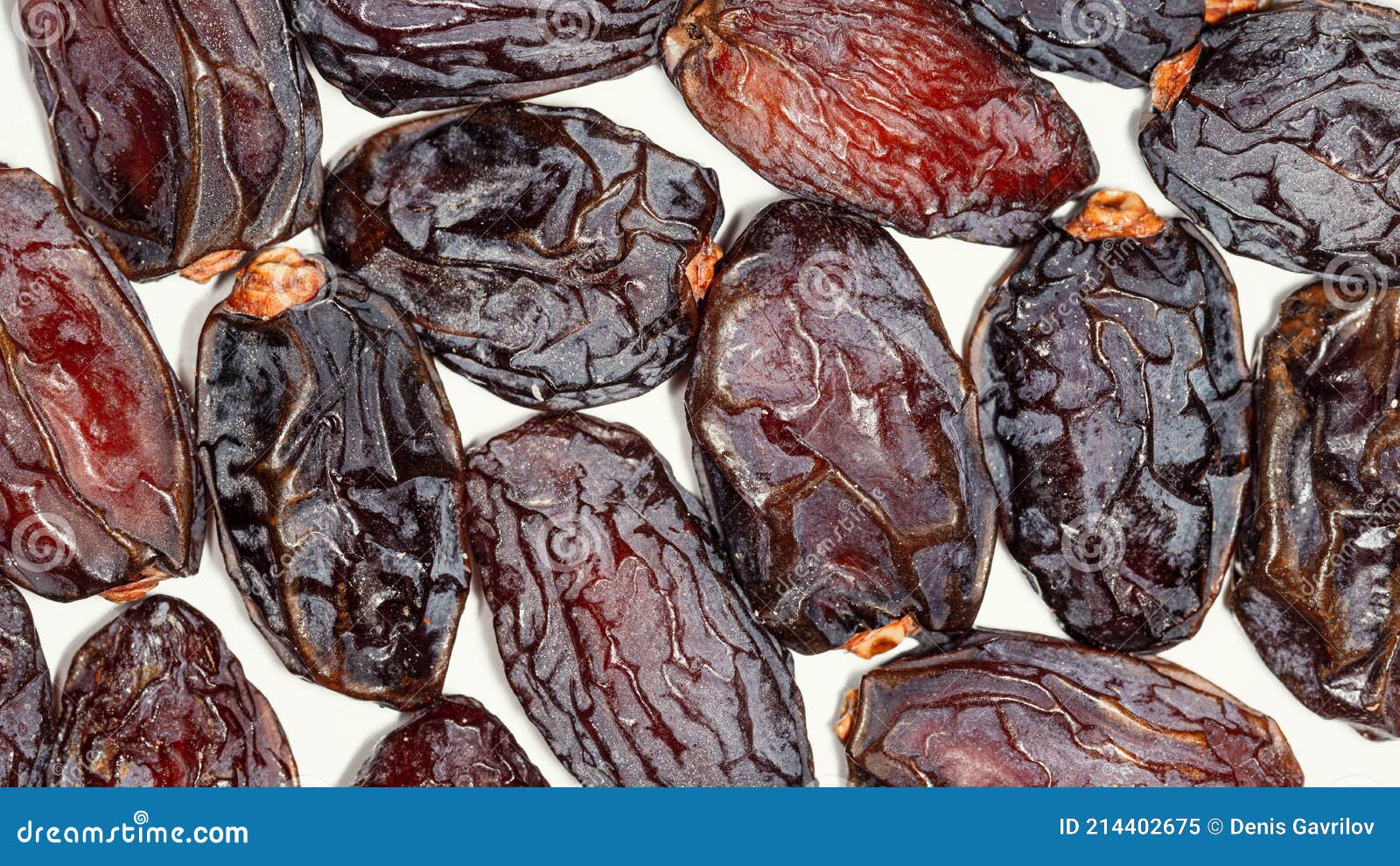 Lots of Big Dried Dates on a White Background Stock Image - Image of ...