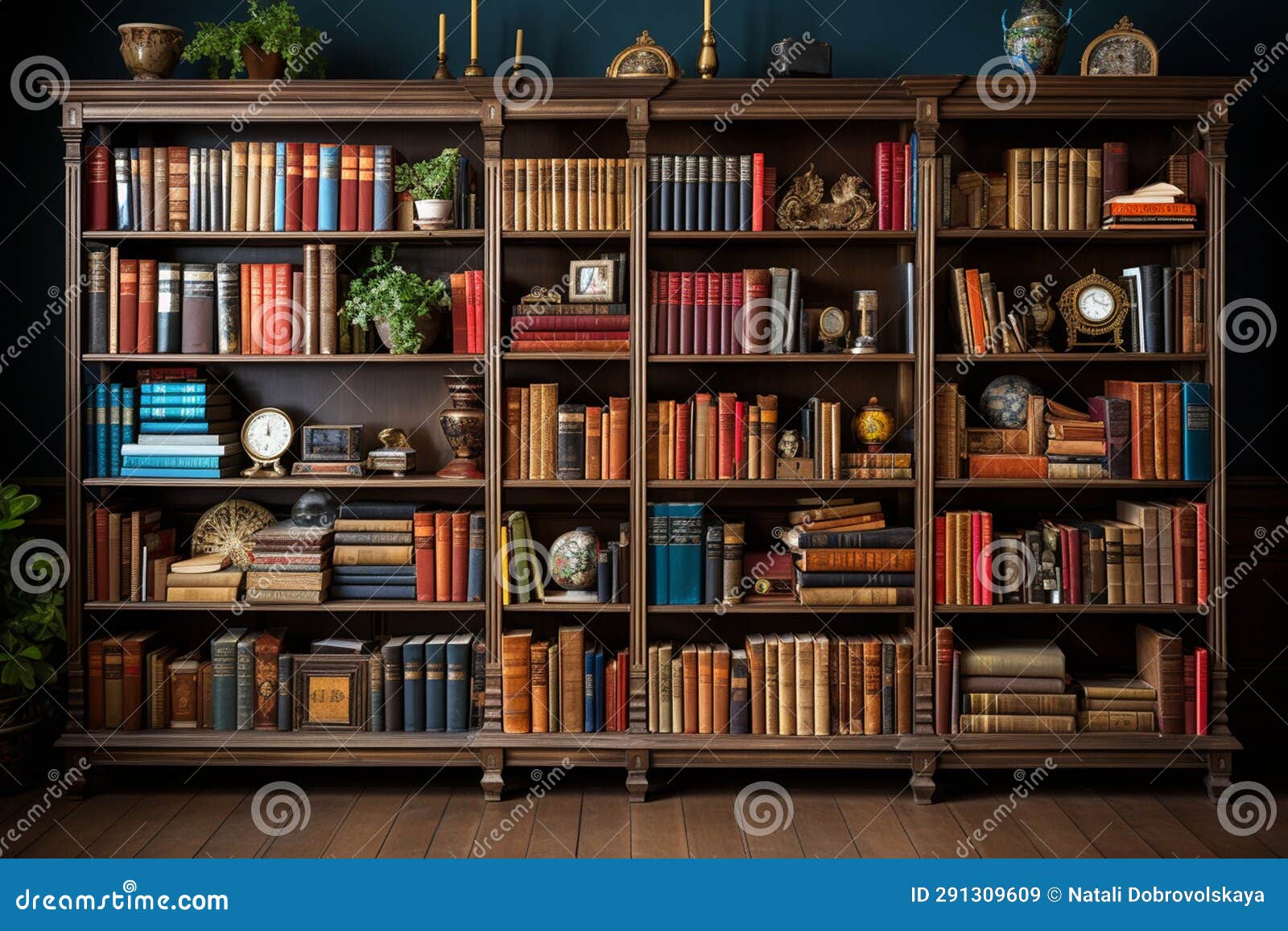 Lots of Books on Shelves in Library Stock Image - Image of research ...