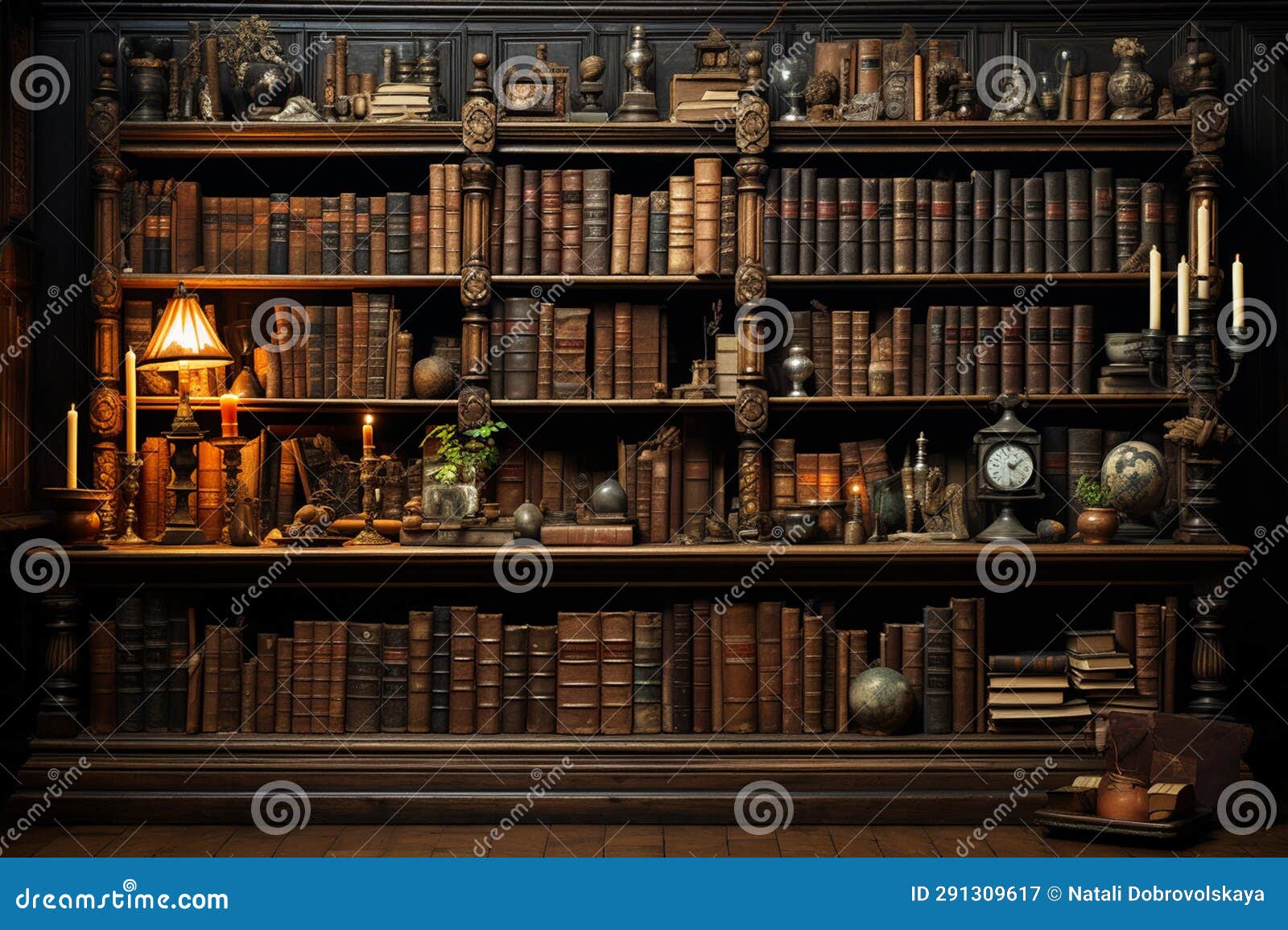 Lots of Books on Shelves in Library Stock Image - Image of browse ...
