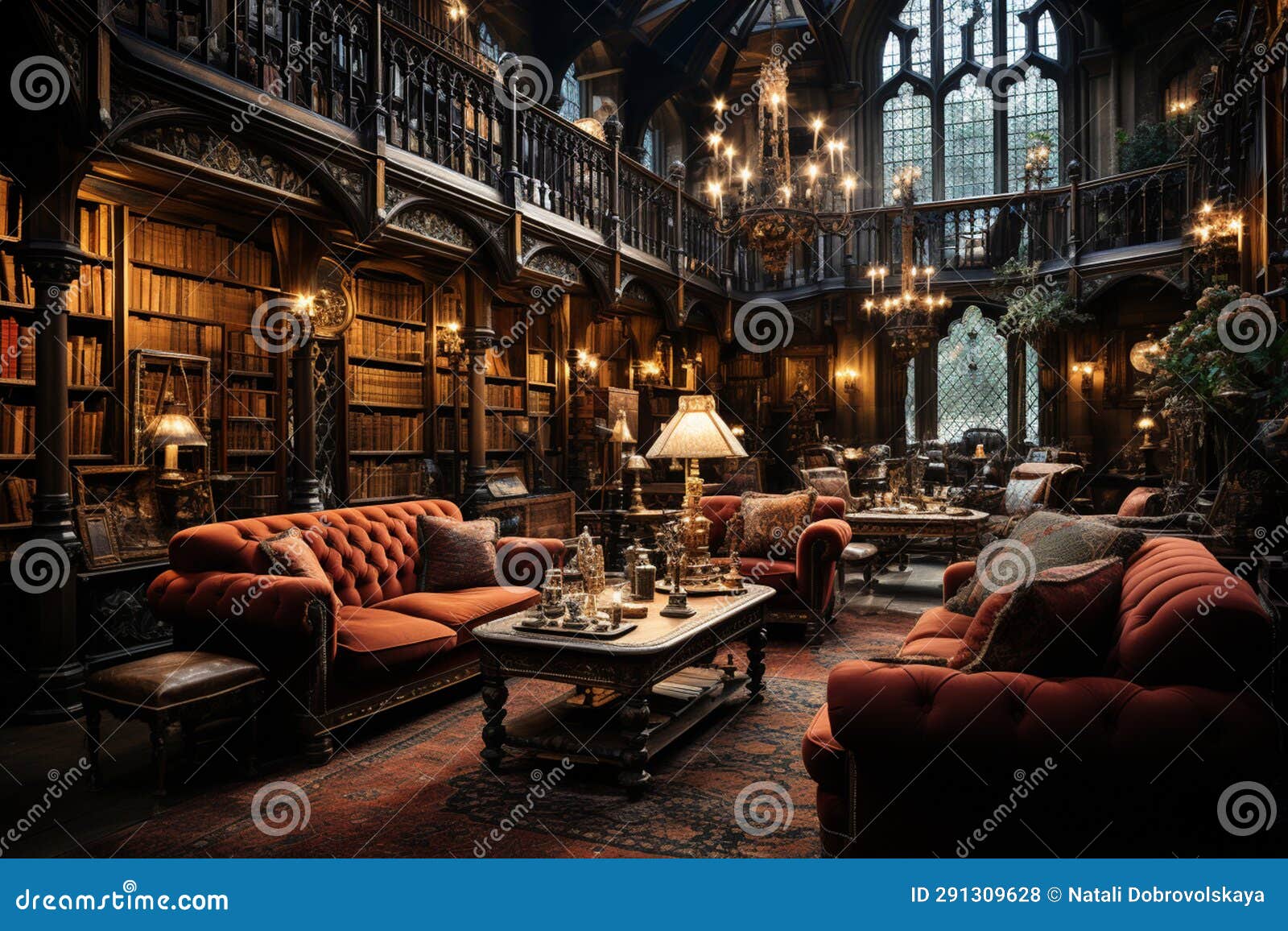 Lots of Books on Shelves in Library Stock Photo - Image of collection ...