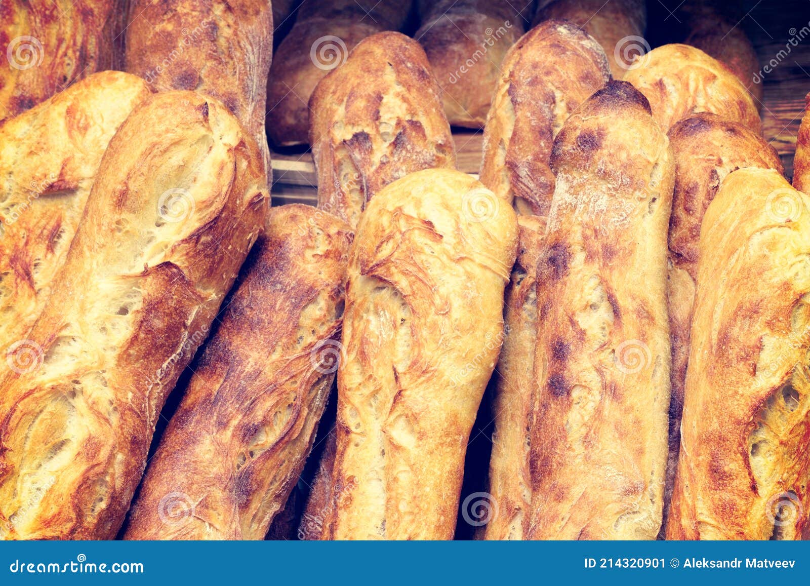 Lots of Bread on the Store or Bakery Stock Image - Image of loaf, food ...