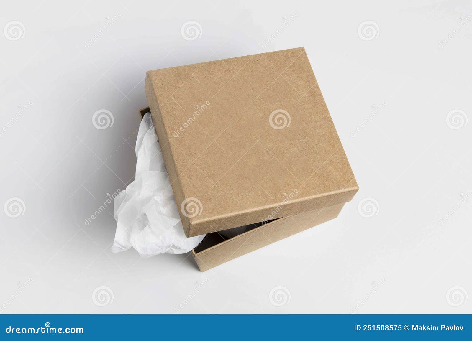 Lots of Brown Cardboard Boxes. Cardboard Mailbox Isolated on a White ...