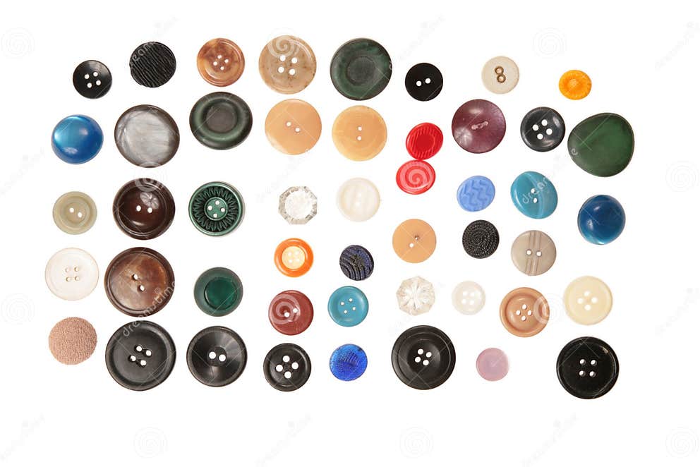 Lots of buttons stock image. Image of heap, plastic, shapes - 5219725