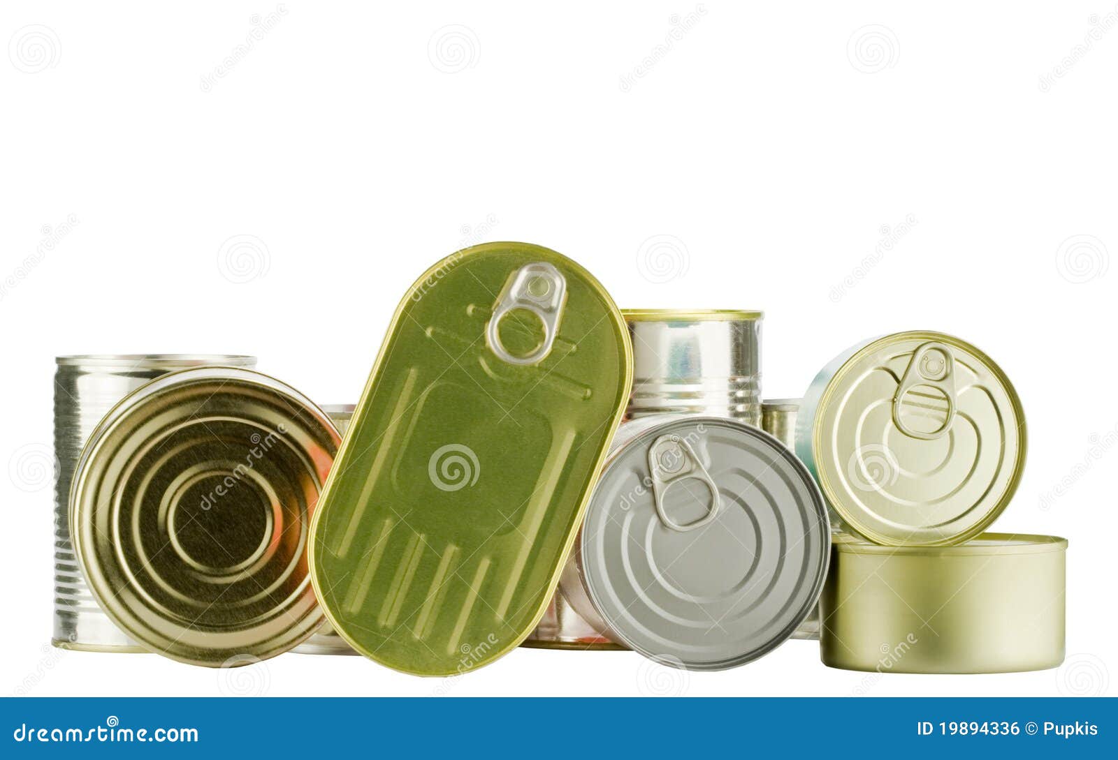 Lots of cans stock photo. Image of nutrition, isolated - 19894336