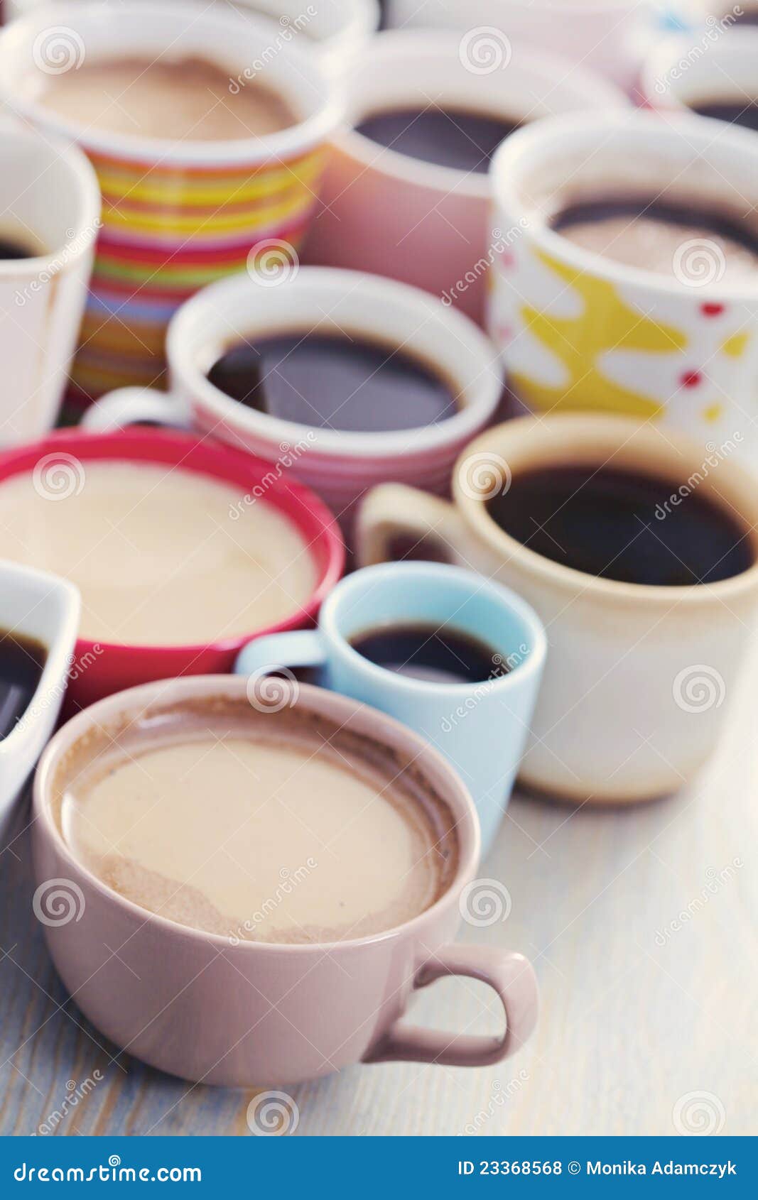 Lots of coffee! stock photo. Image of break, cappucion - 23368568