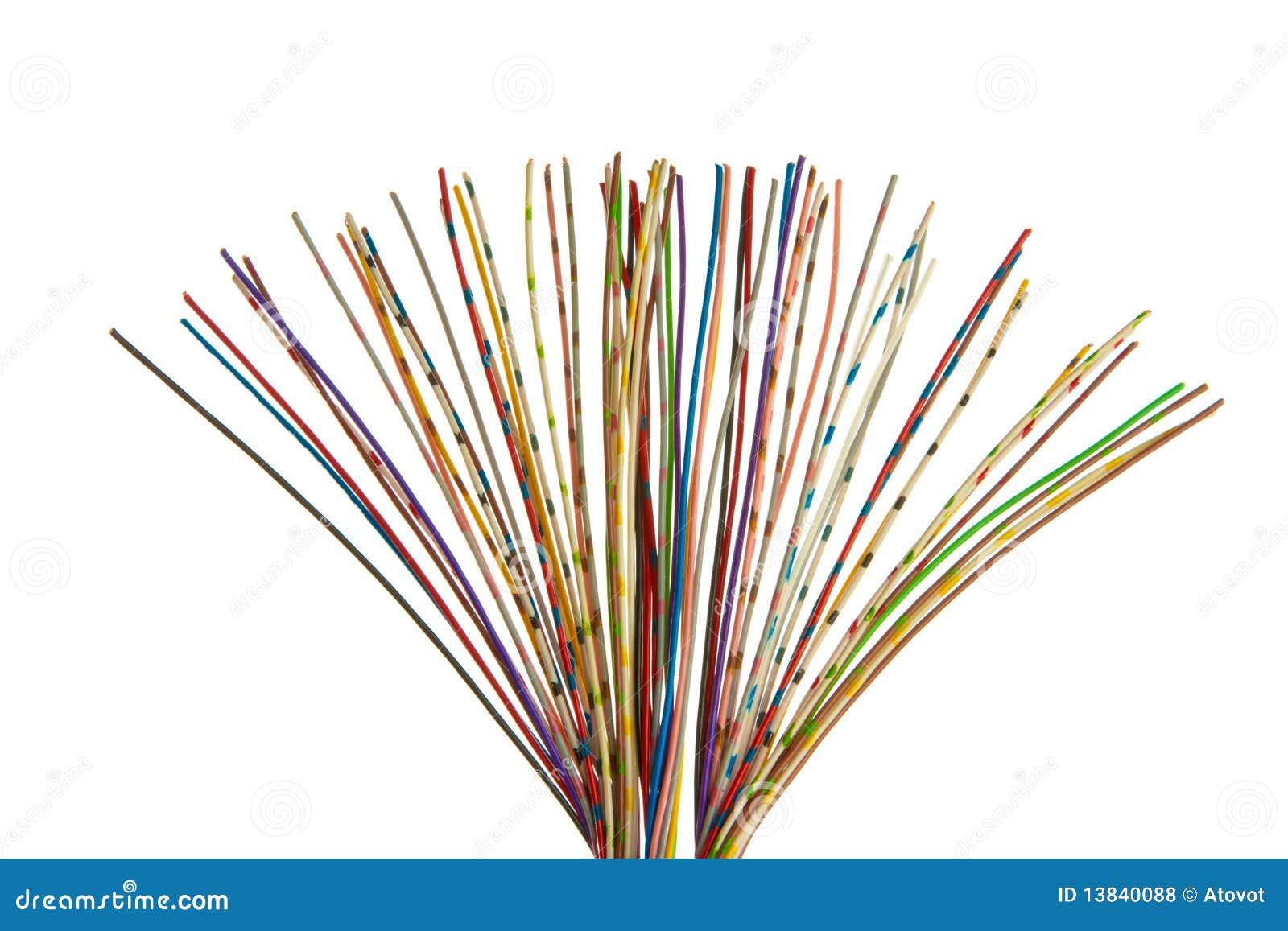 Lots of colored wires stock photo. Image of industry - 13840088