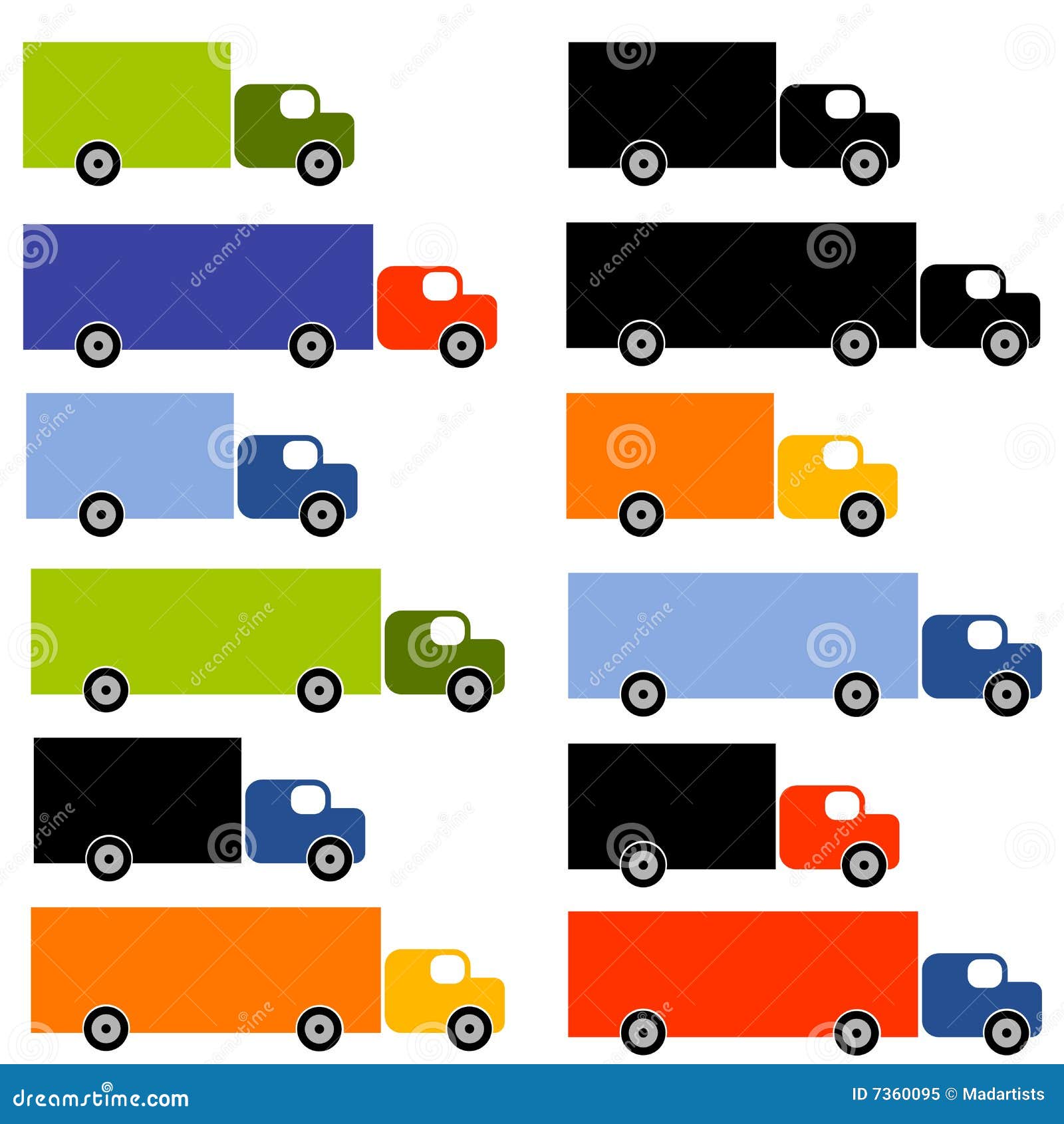 Trucks Cartoons, Illustrations & Vector Stock Images - 48256 Pictures ...