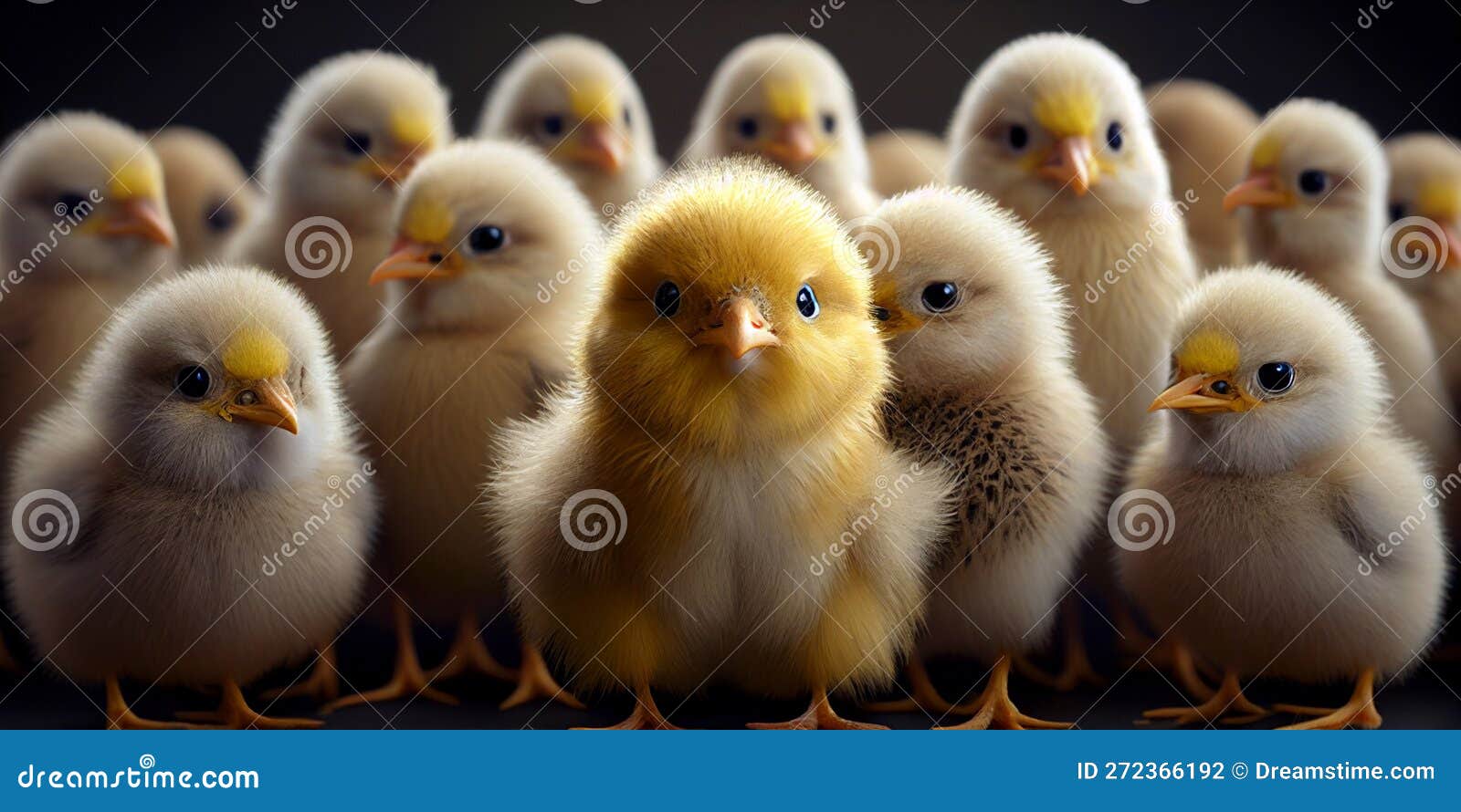 Lots of Cute Little Chicks, Small Hatchlings are Looking into the ...