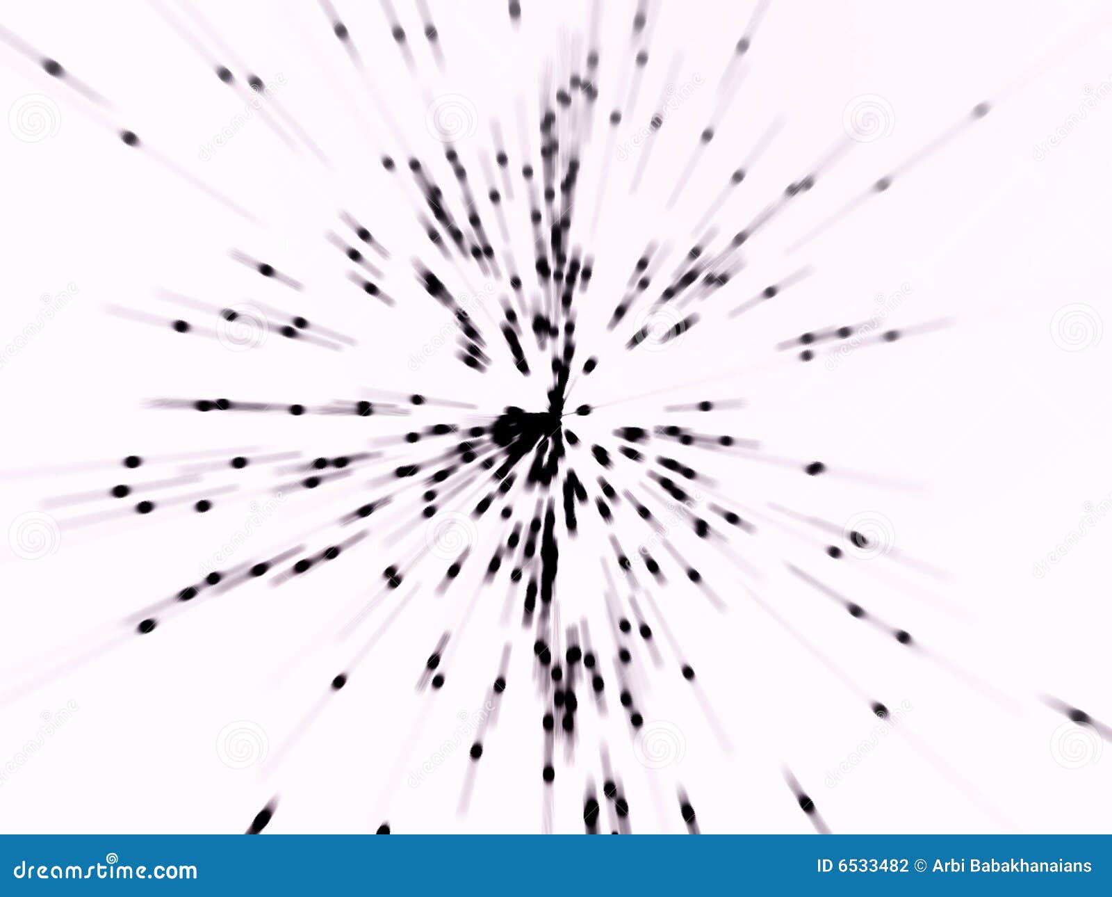 Lots of Dark Black Particles Emission Stock Illustration - Illustration ...