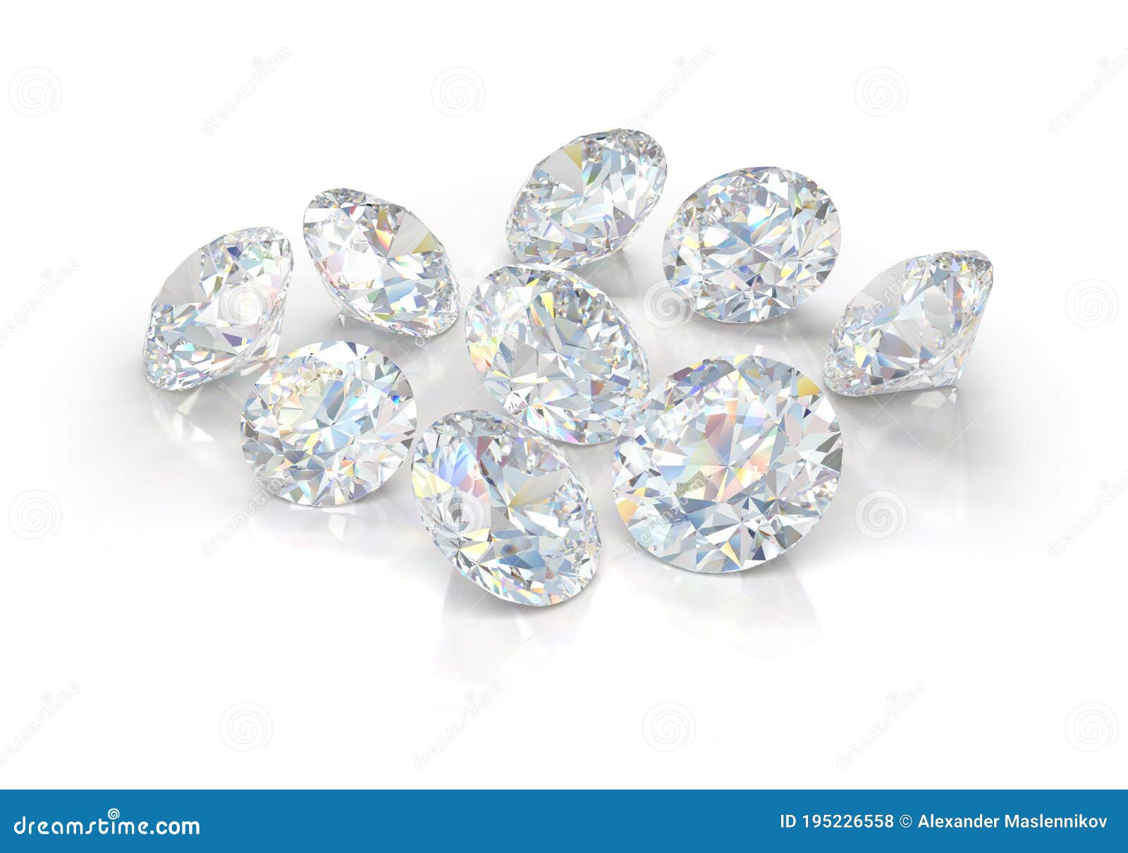 Lots of diamonds stock illustration. Illustration of concept - 195226558
