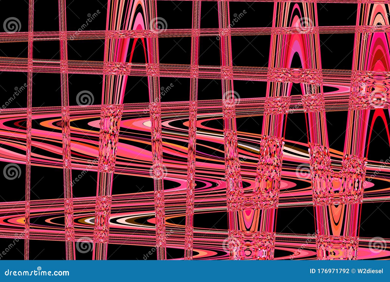 Lots of Directions 3d Abstract Design Stock Illustration - Illustration ...