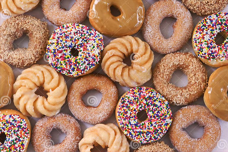 Lots of donuts stock image. Image of fried, donut, calories - 23036217