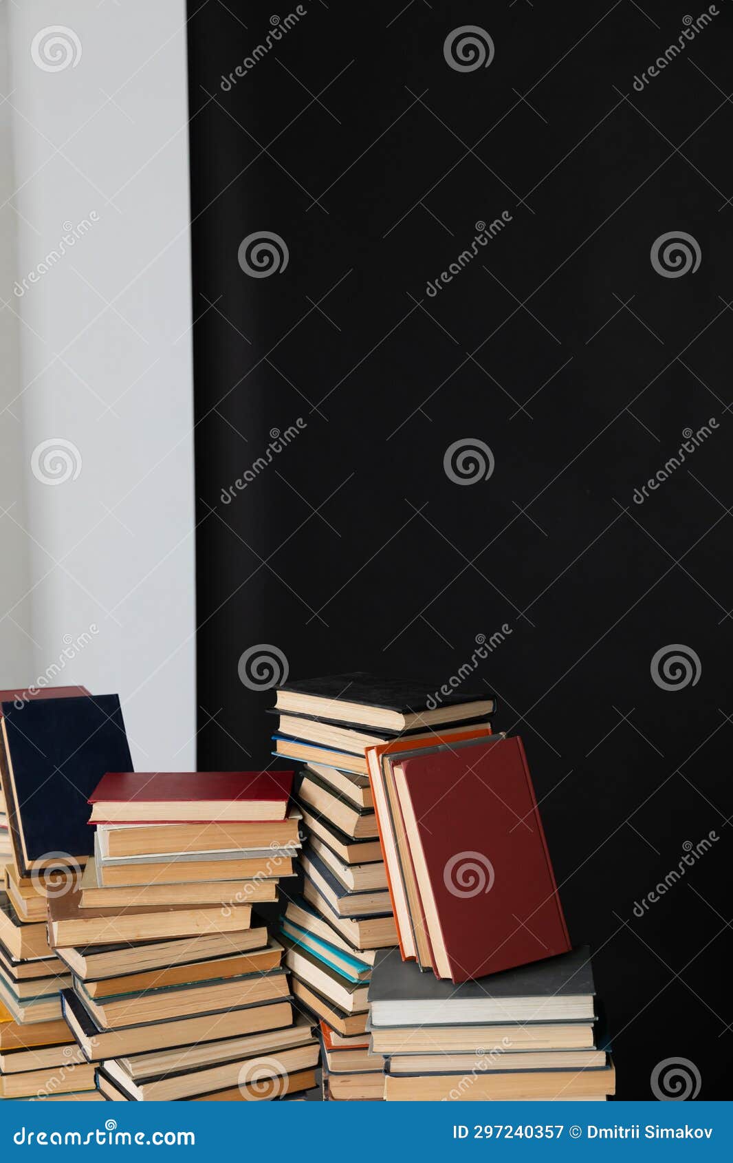 Lots of Educational Books for Knowledge As Background Stock Image ...
