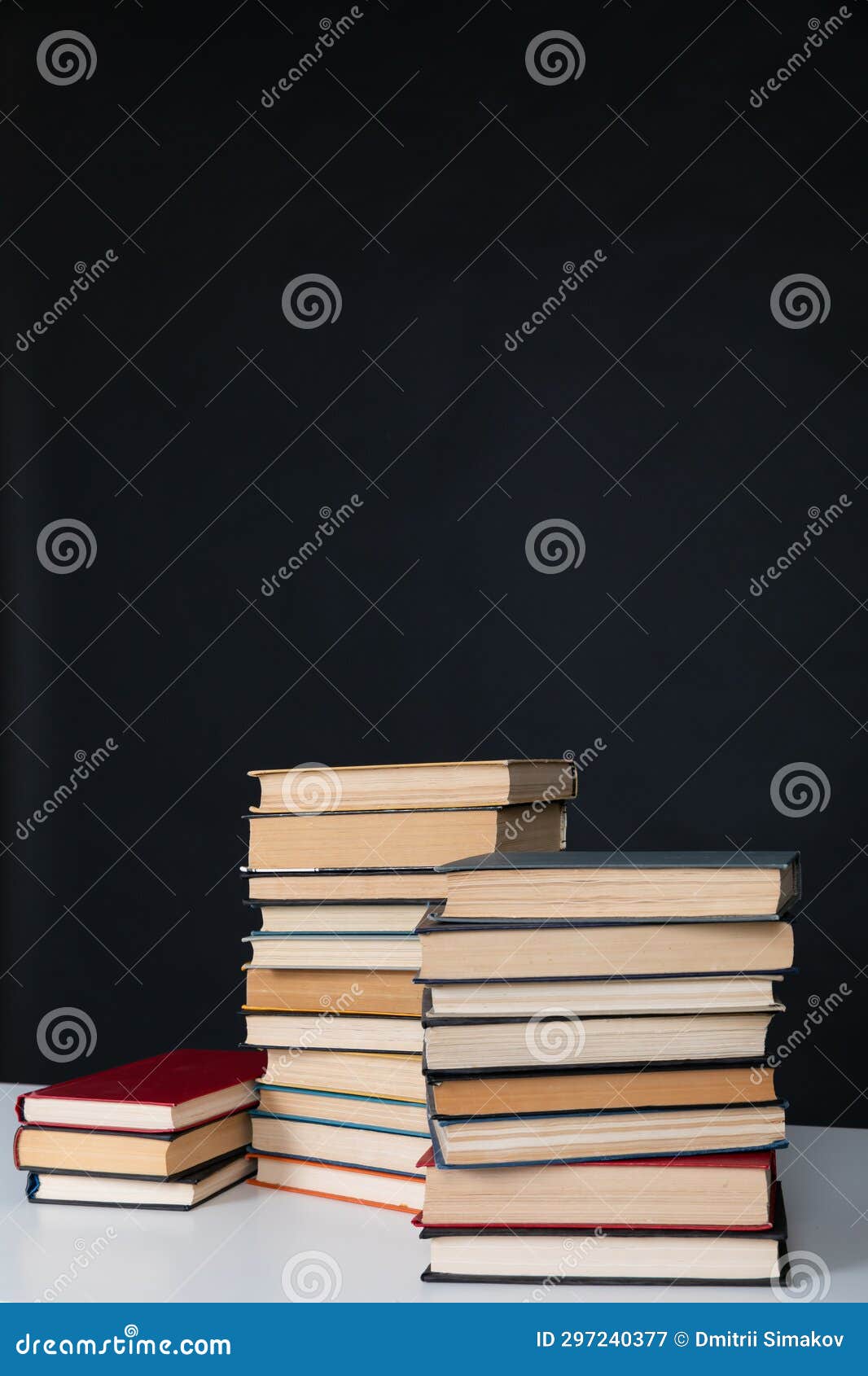 Lots of Educational Books for Knowledge As Background Stock Image ...