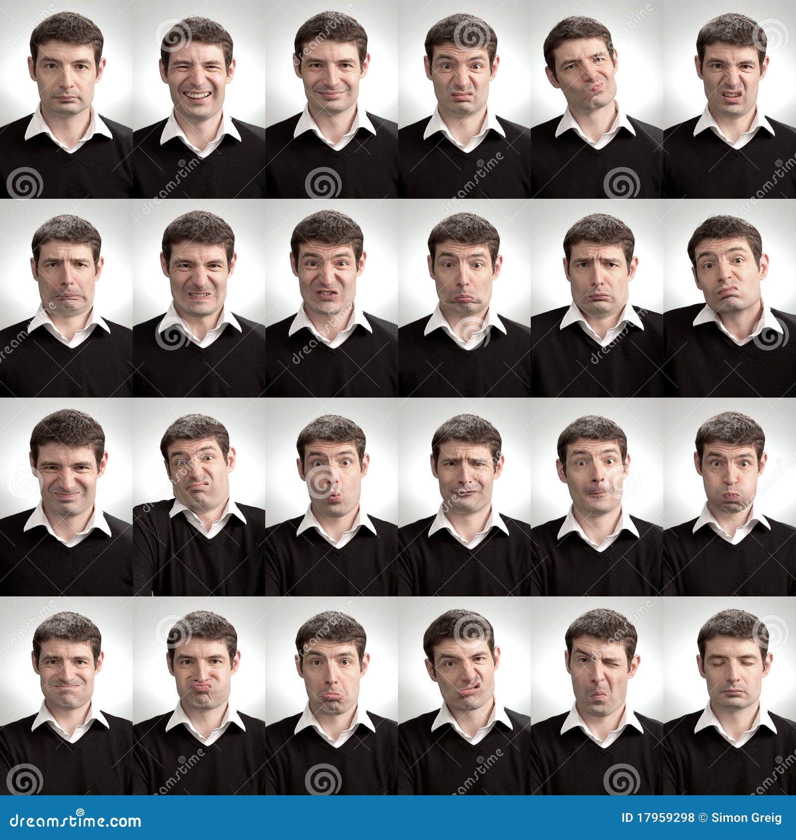 Lots of Faces stock photo. Image of caucasian, facing - 17959298