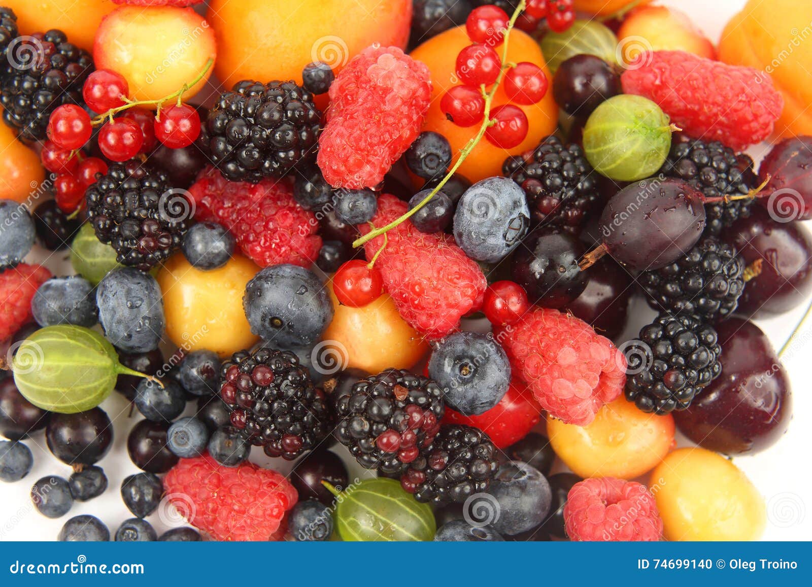 Lots of Fresh Different Berries Stock Photo - Image of health, juicy ...