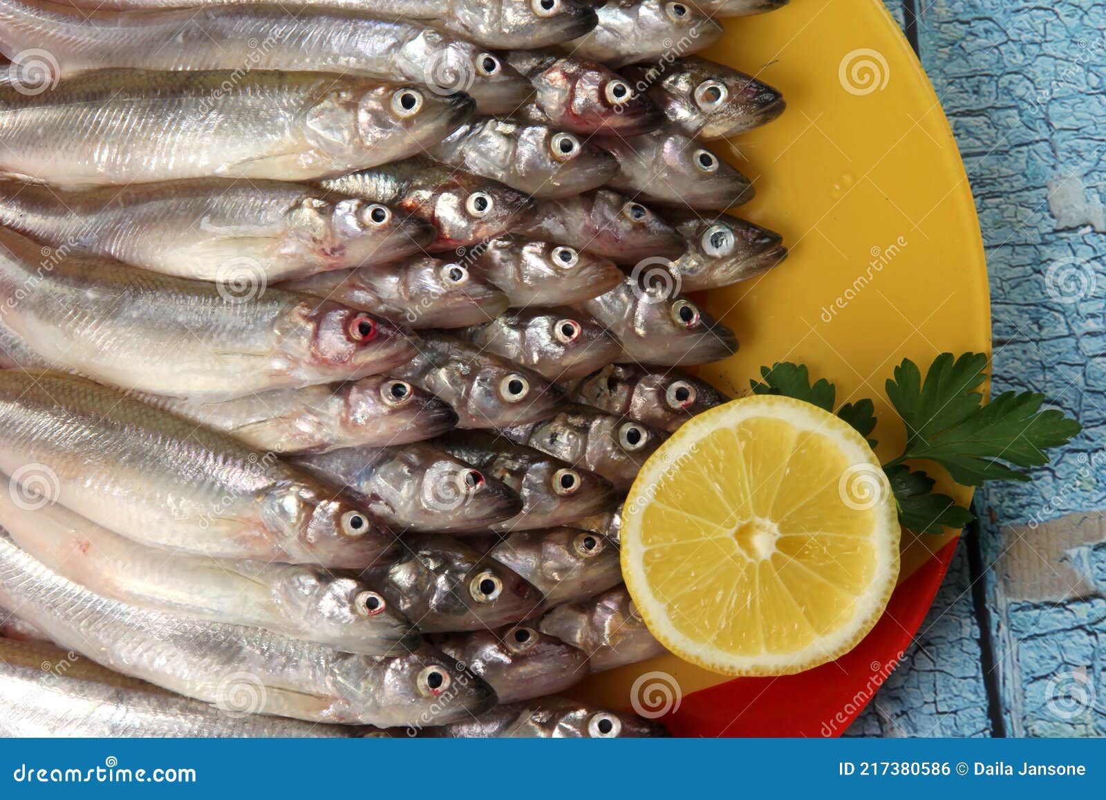 Lots of Fresh Smelt Fish on White Plate, Gutted Fish Stock Photo ...