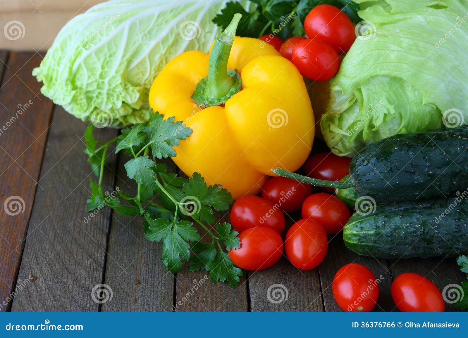 Lots of Fresh Vegetables on the Table Stock Photo - Image of table ...