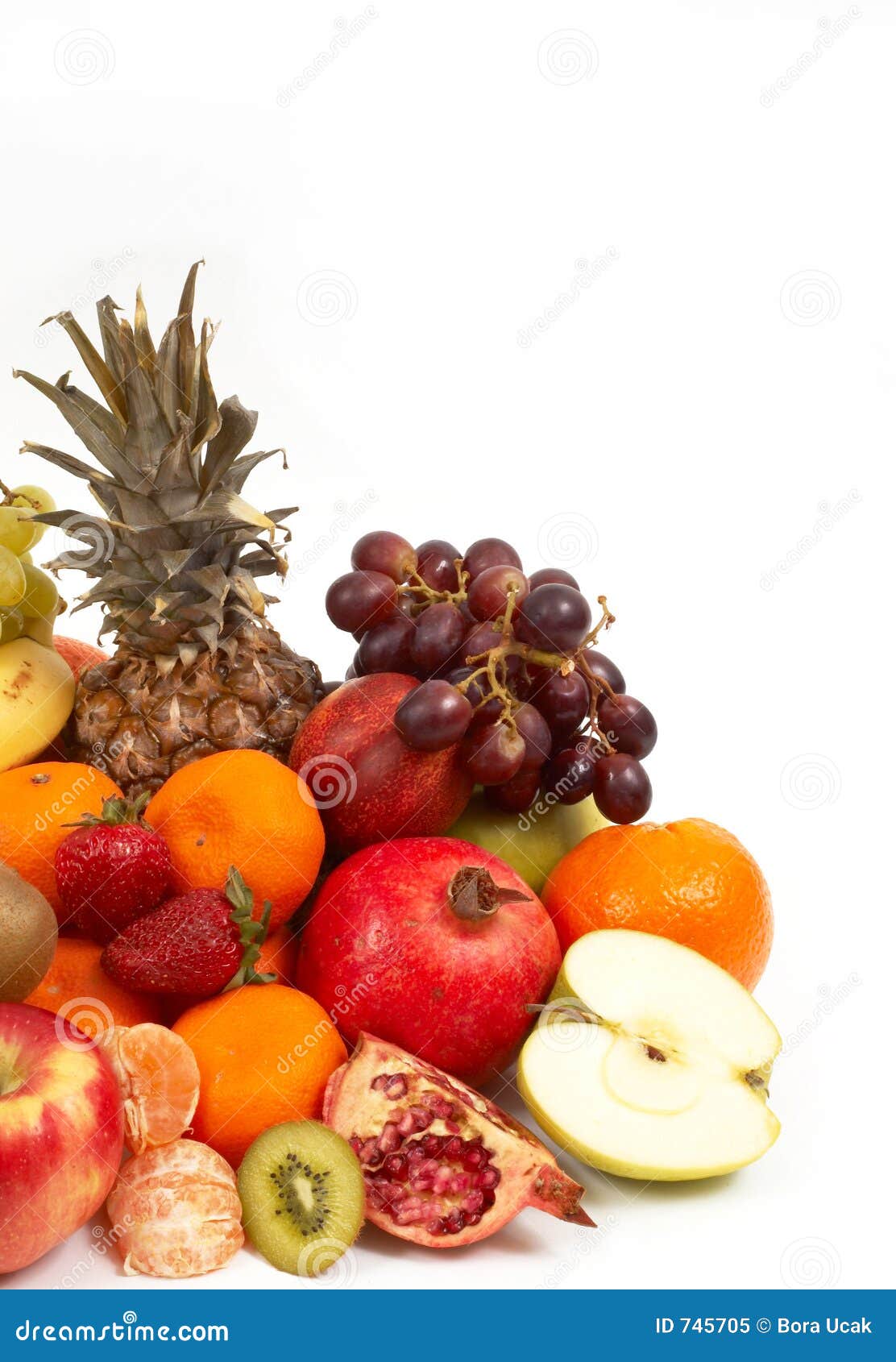 Lots of fruits stock image. Image of pineapple, banana - 745705