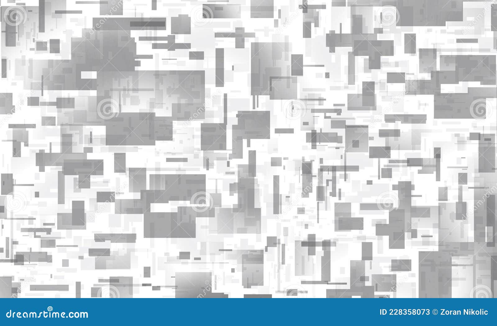 Gray Rectangles of Different Sizes on a White Background Stock ...