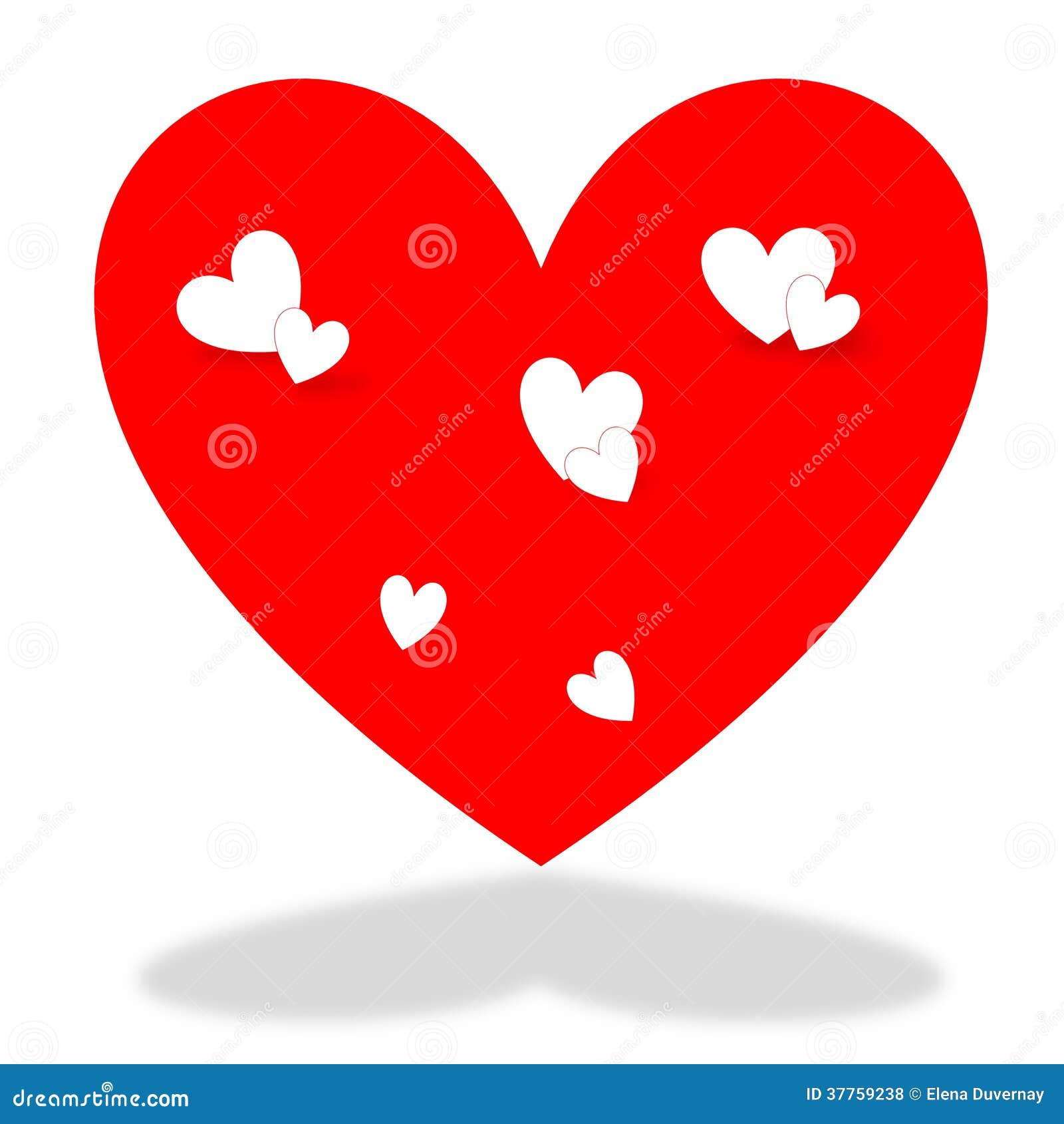 Lots of hearts stock illustration. Illustration of sweet - 37759238